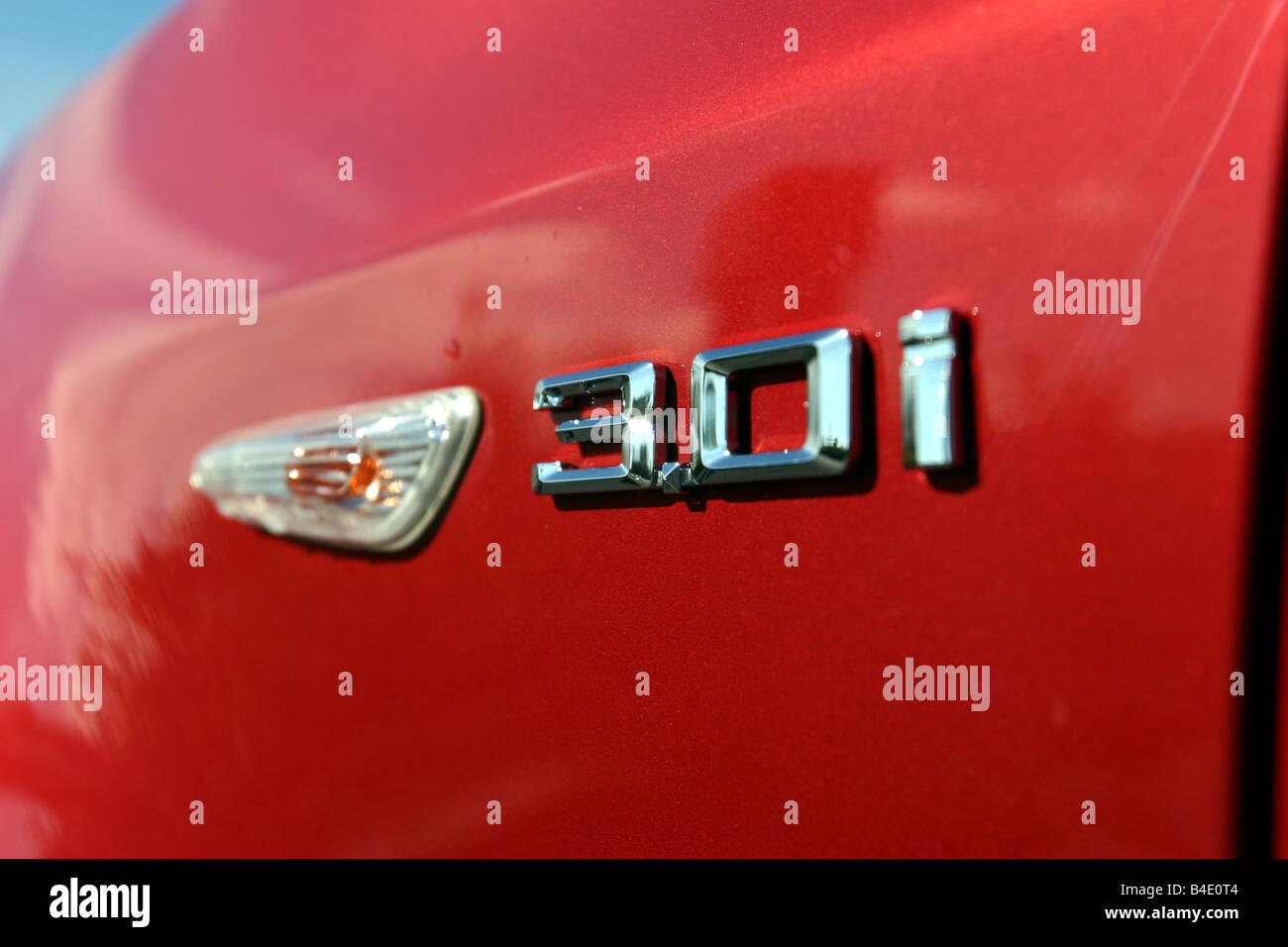 Car, BMW X3, cross country vehicle, model year 2003-, red, FGHDS ...