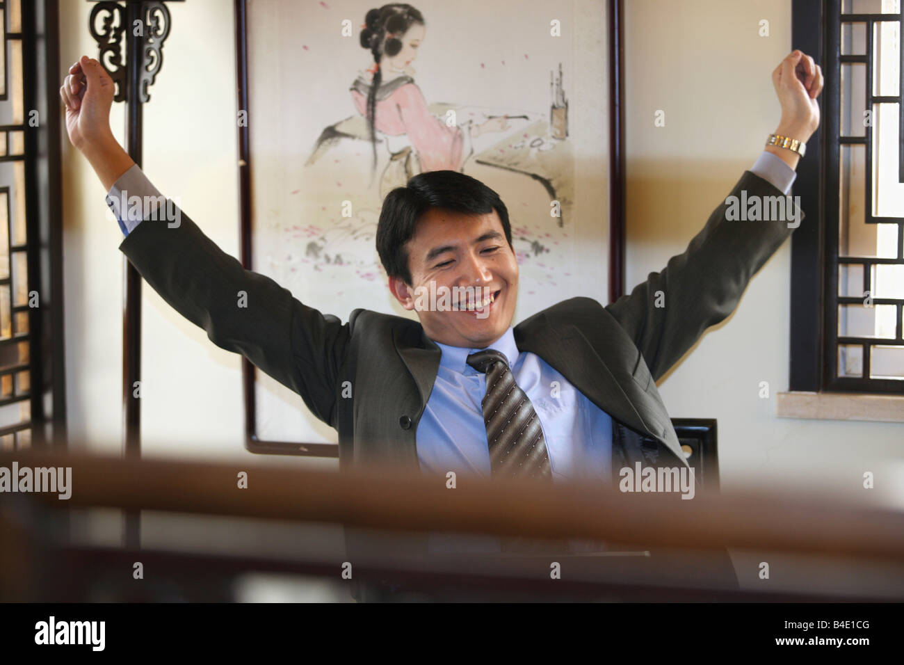 Chinese Business Man Stock Photo - Alamy
