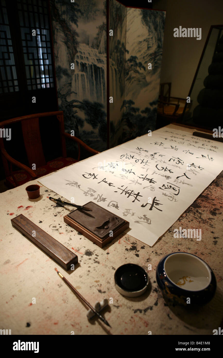 Traditional writing styles hi-res stock photography and images - Alamy