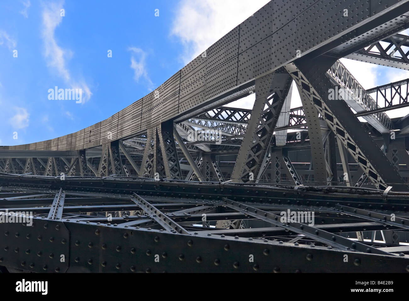 Part of metal bridge hi-res stock photography and images - Alamy