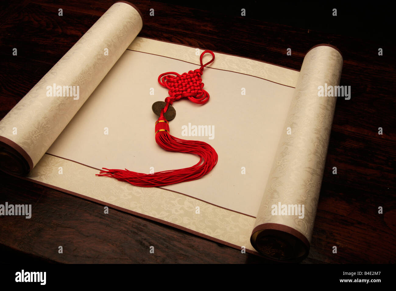 Chinese Traditional Scroll,Still Life Stock Photo - Alamy