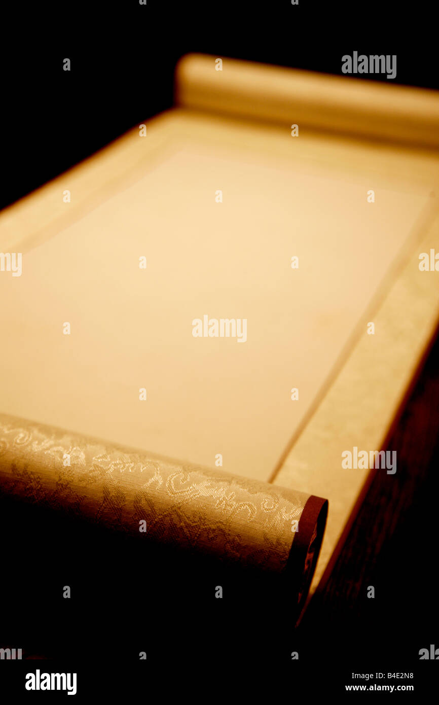 Chinese Traditional Scroll,Still Life Stock Photo - Alamy