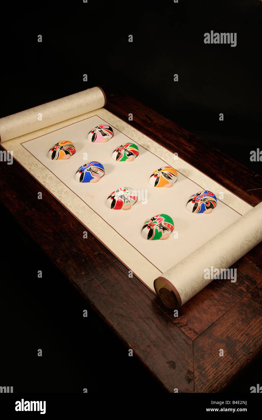 Chinese Traditional Scroll,Still Life Stock Photo - Alamy