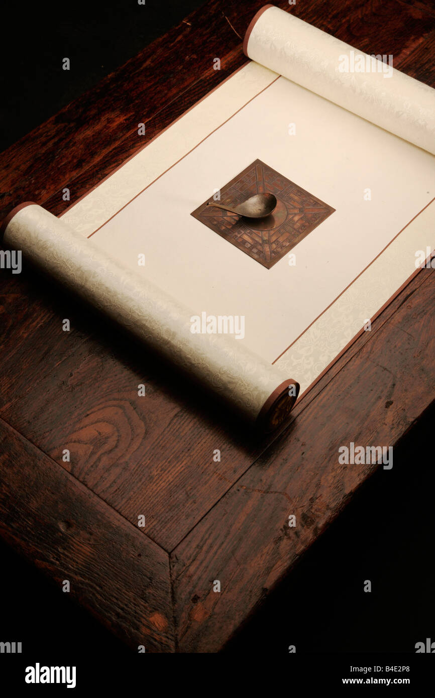 Chinese Traditional Scroll,Still Life Stock Photo - Alamy