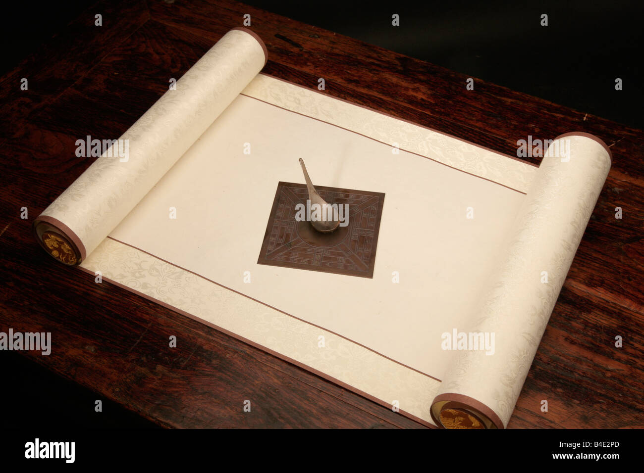 Chinese Traditional Scroll,Still Life Stock Photo - Alamy