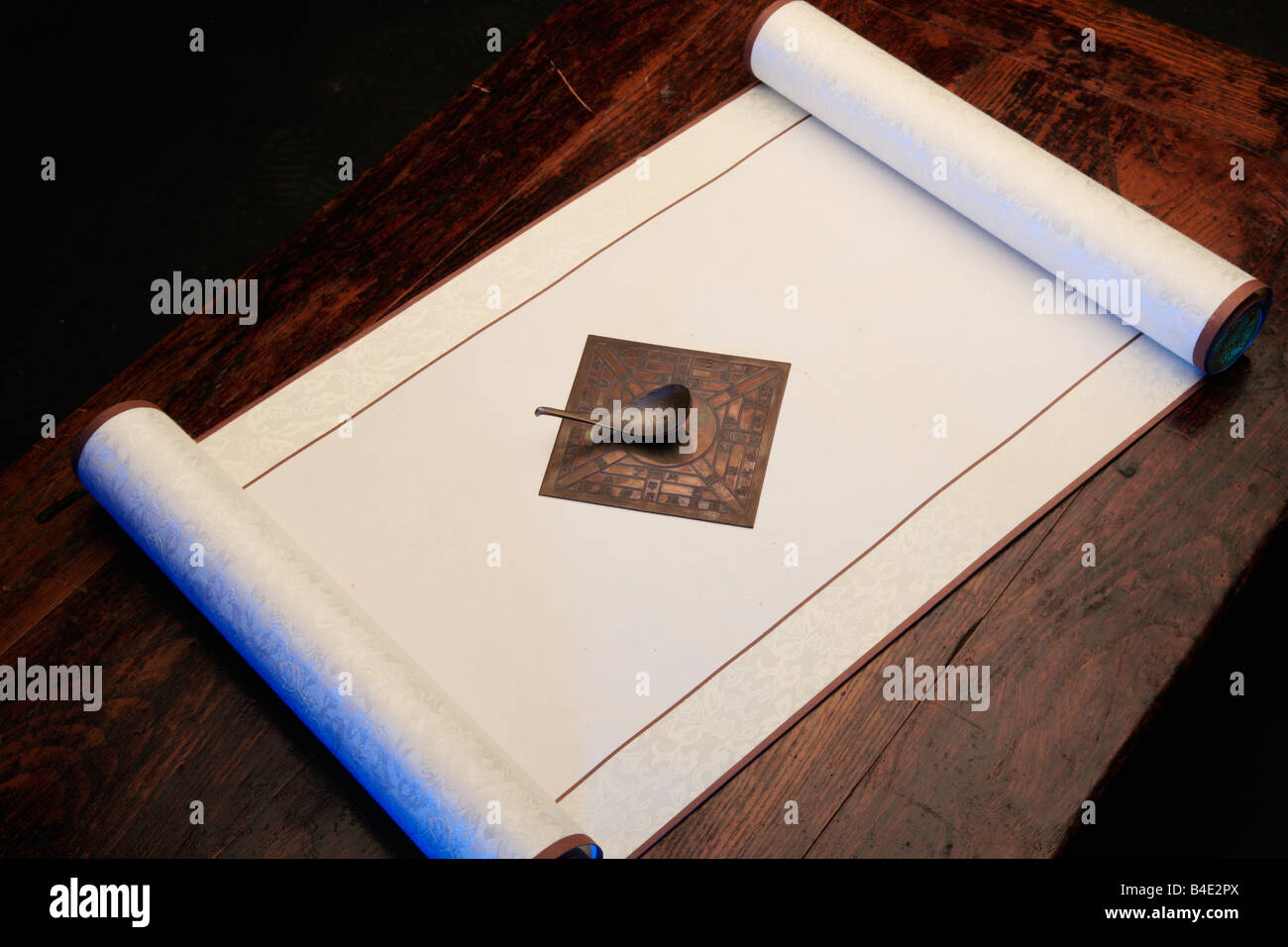 Chinese Traditional Scroll,Still Life Stock Photo - Alamy