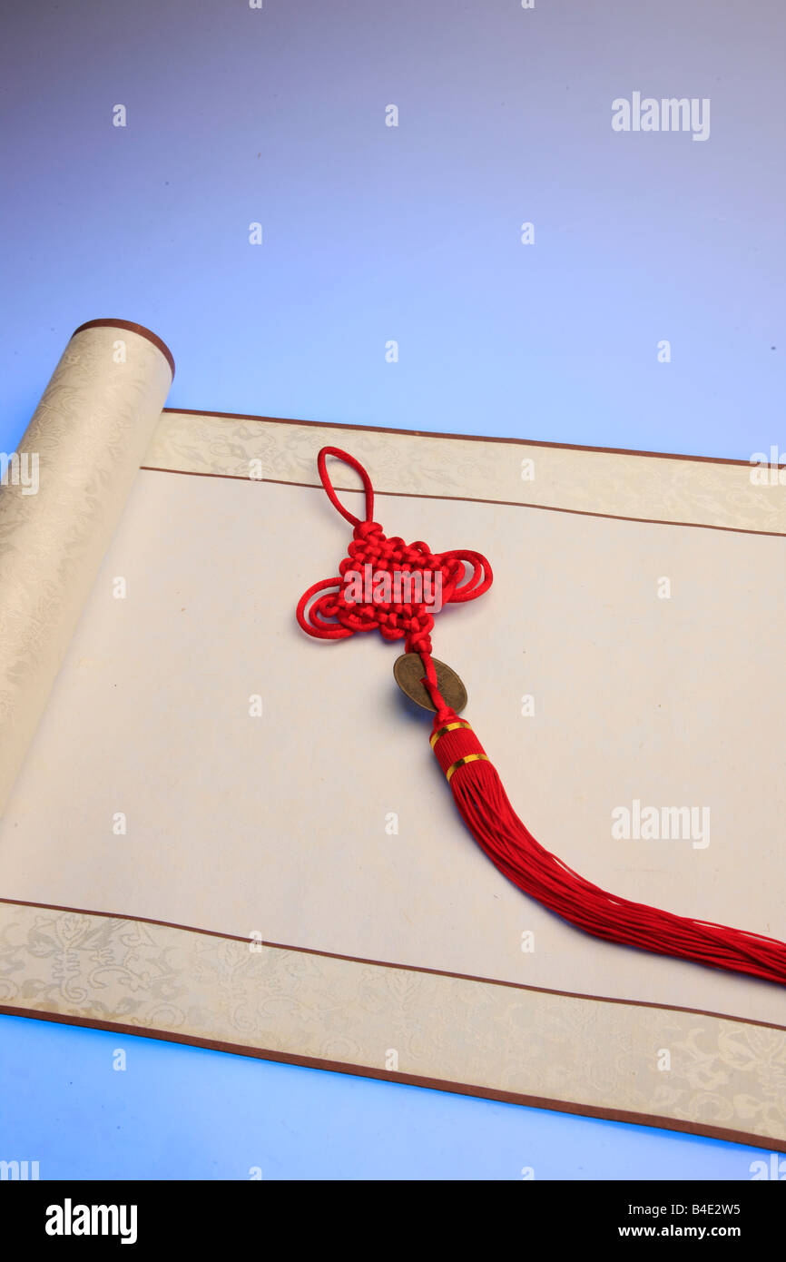 Chinese Traditional Scroll,Still Life Stock Photo - Alamy