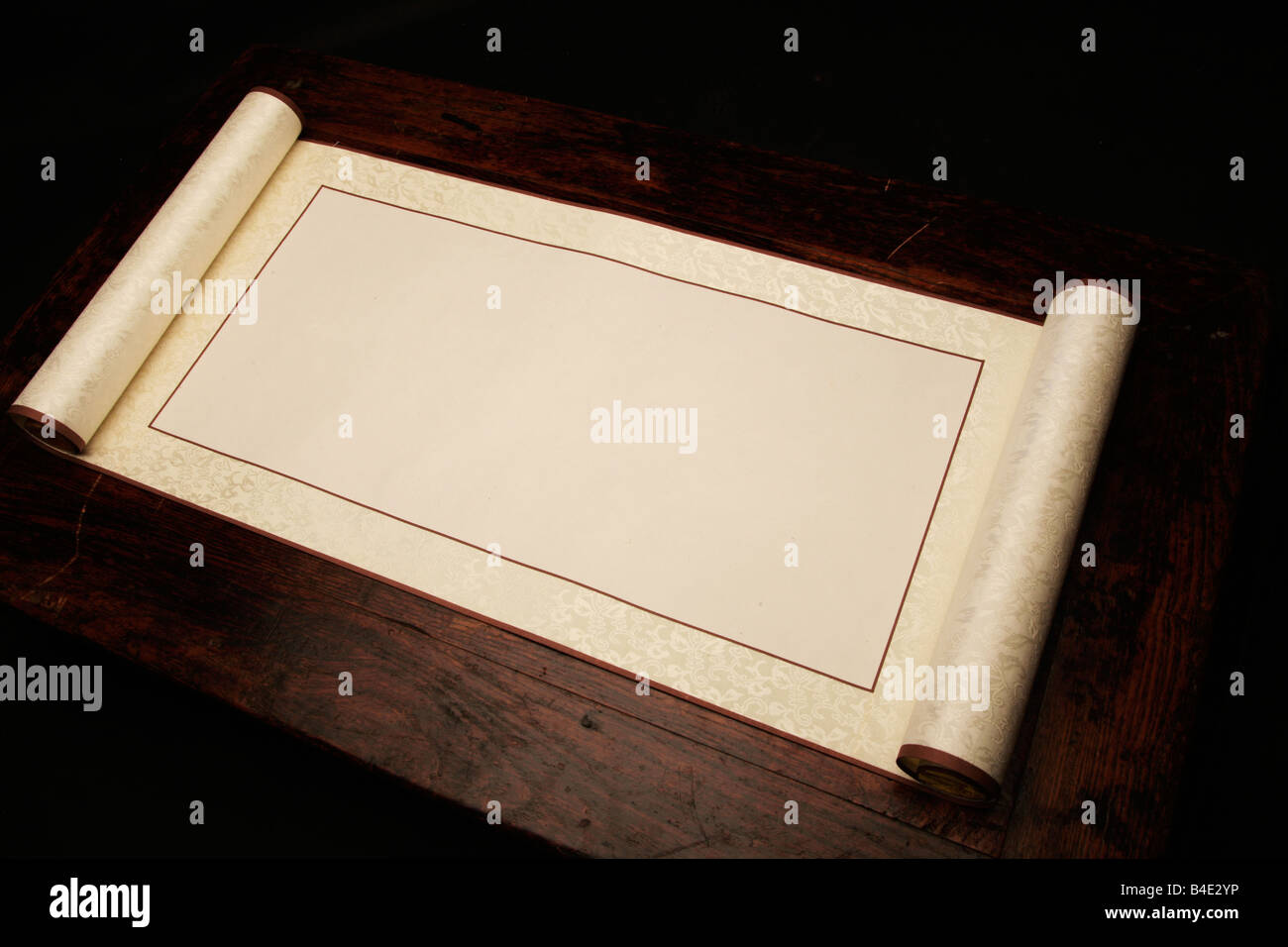 Chinese Traditional Scroll,Still Life Stock Photo - Alamy