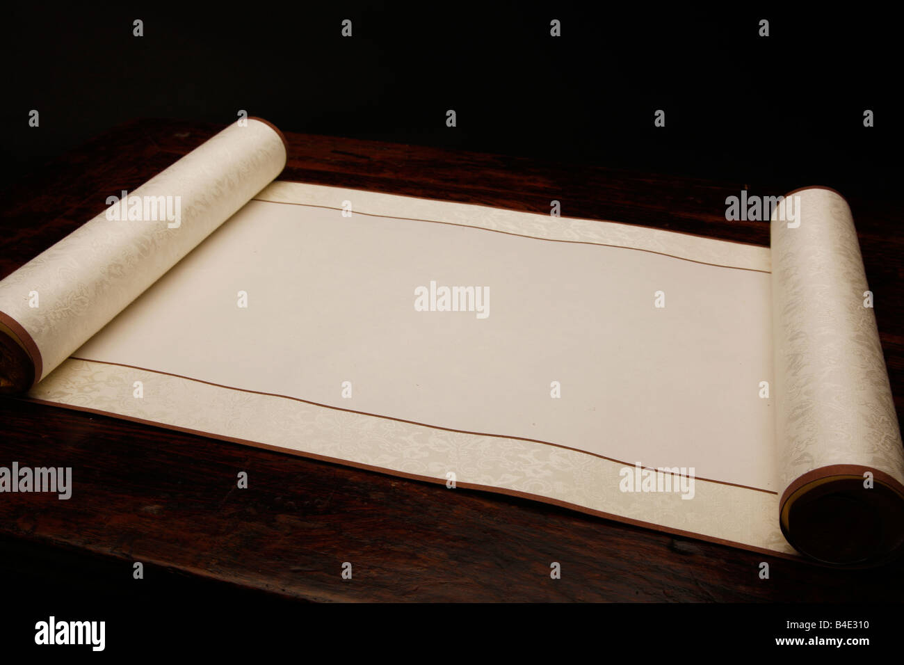 Chinese Traditional Scroll,Still Life Stock Photo - Alamy