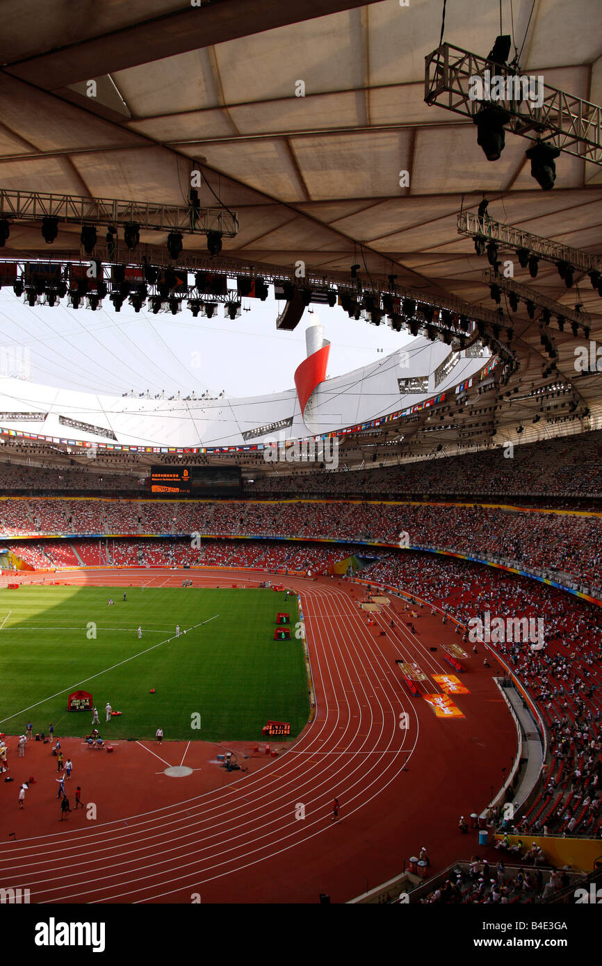 Indoors Scene Of National Stadium,Beijing,China Stock Photo - Alamy