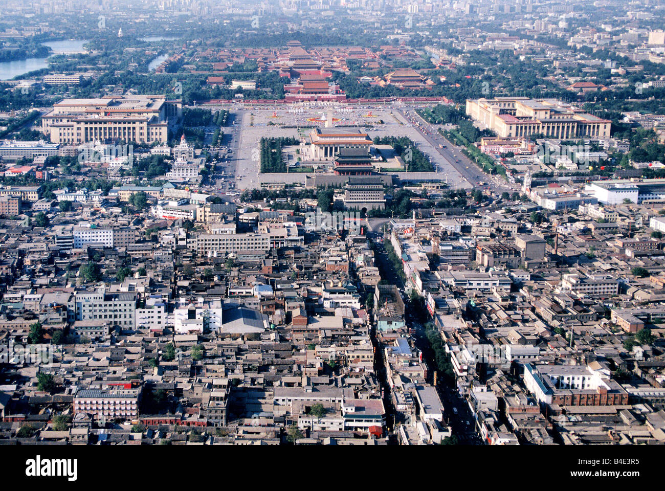 Tiananmen square aerial hi-res stock photography and images - Alamy