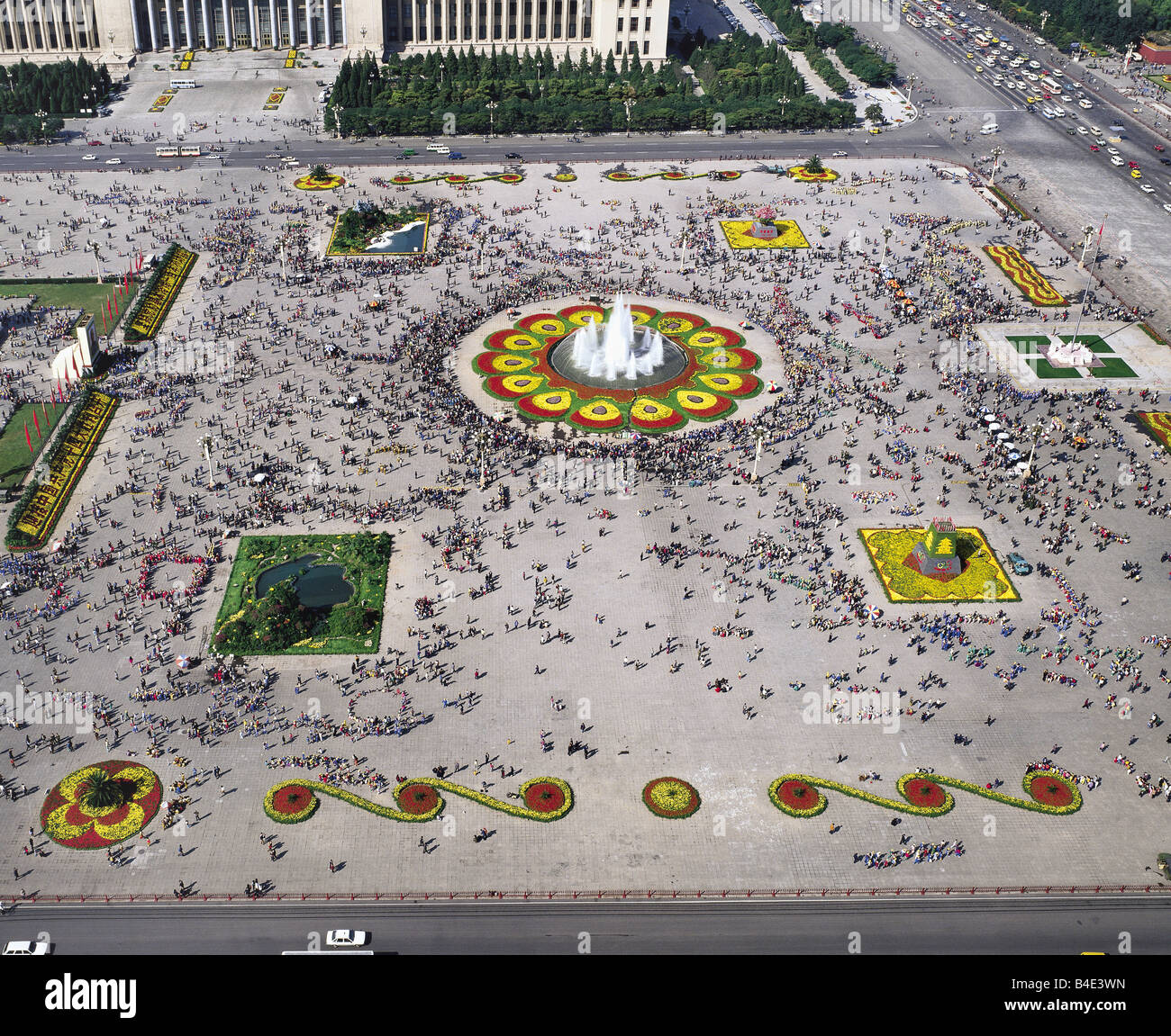Tiananmen square aerial hi-res stock photography and images - Alamy