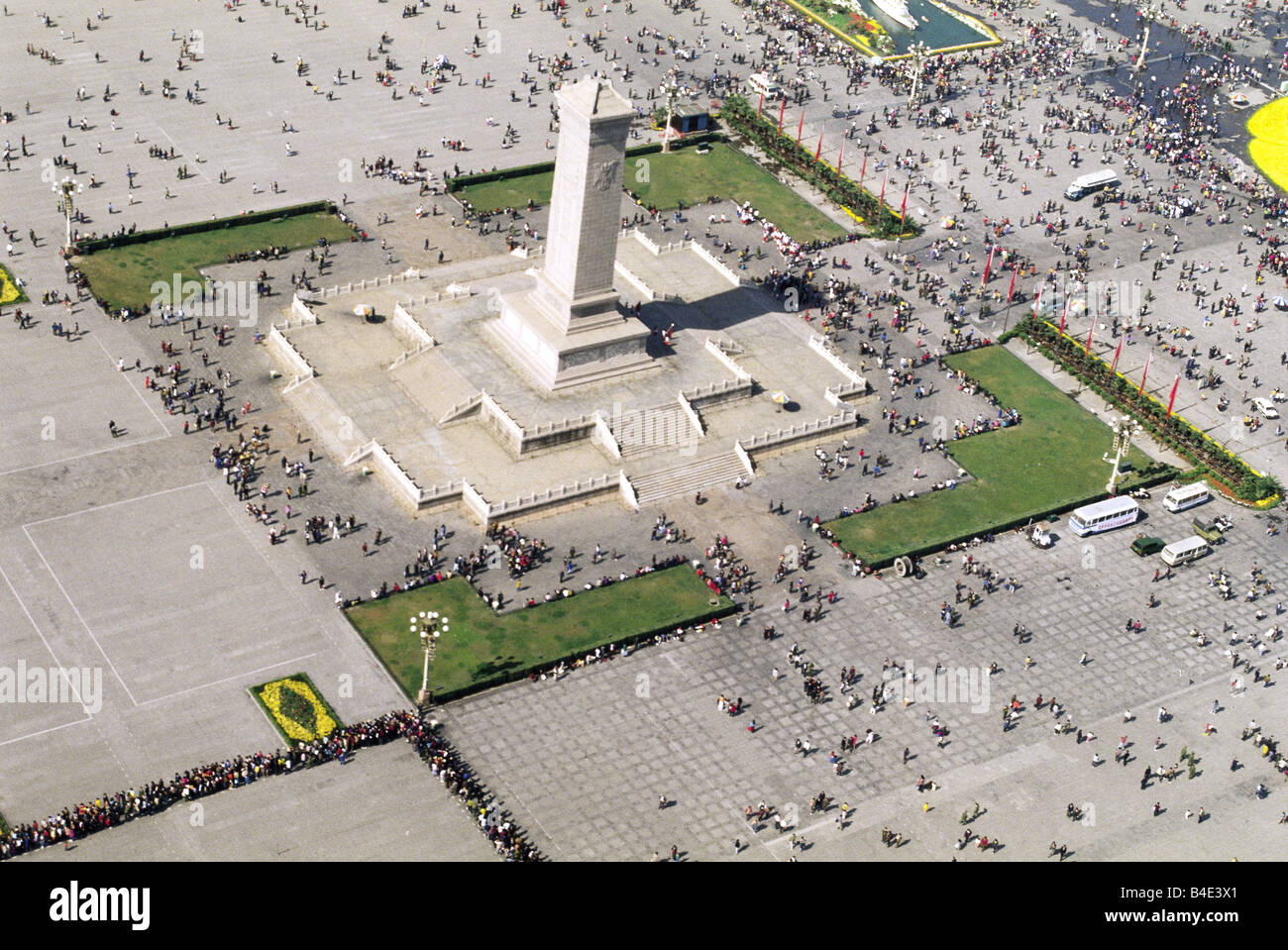 Tiananmen square aerial hi-res stock photography and images - Alamy