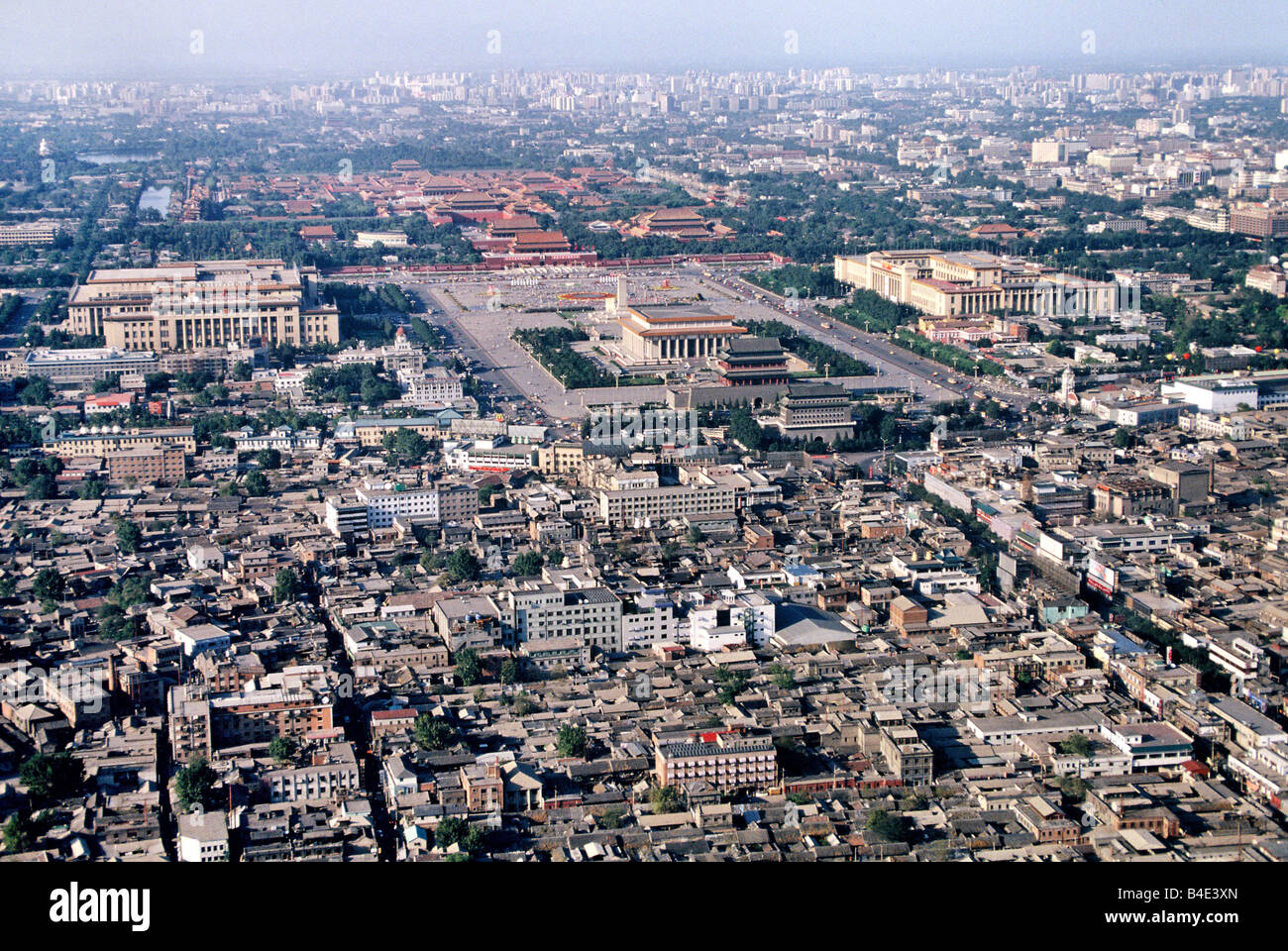 Tiananmen square aerial hi-res stock photography and images - Alamy