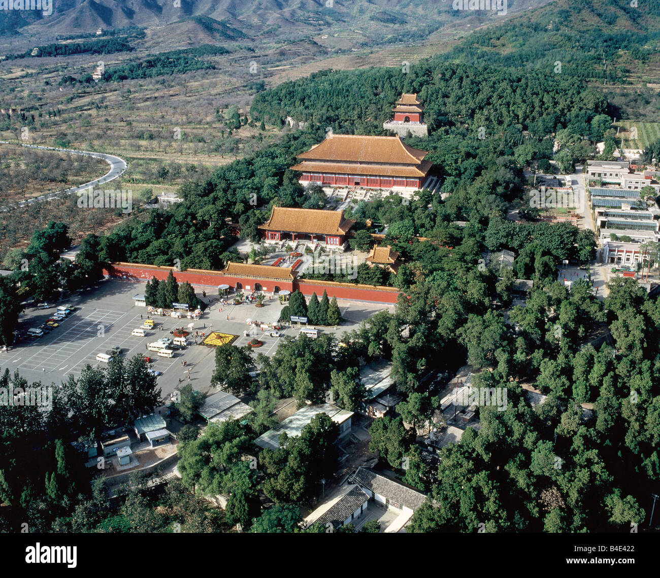 Ming tombs aerial hi-res stock photography and images - Alamy