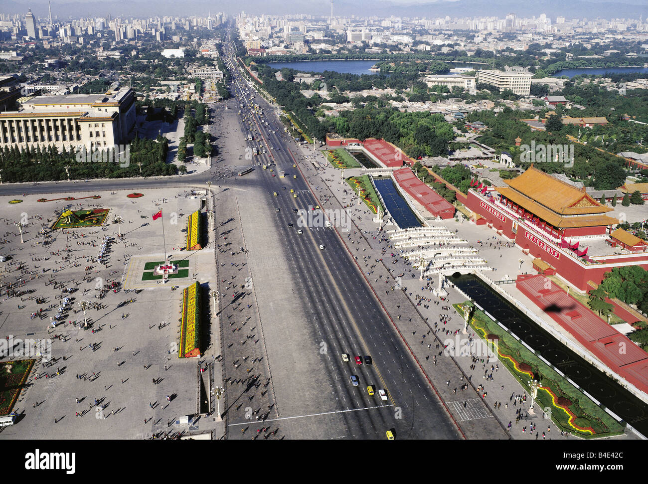 Tiananmen square aerial hi-res stock photography and images - Alamy