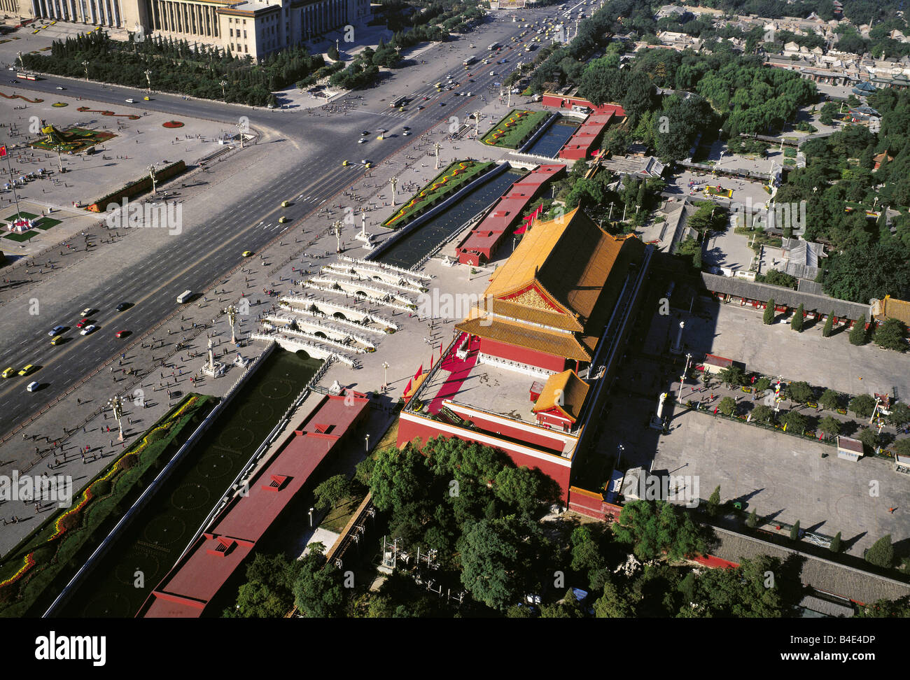 Tiananmen square aerial hi-res stock photography and images - Alamy