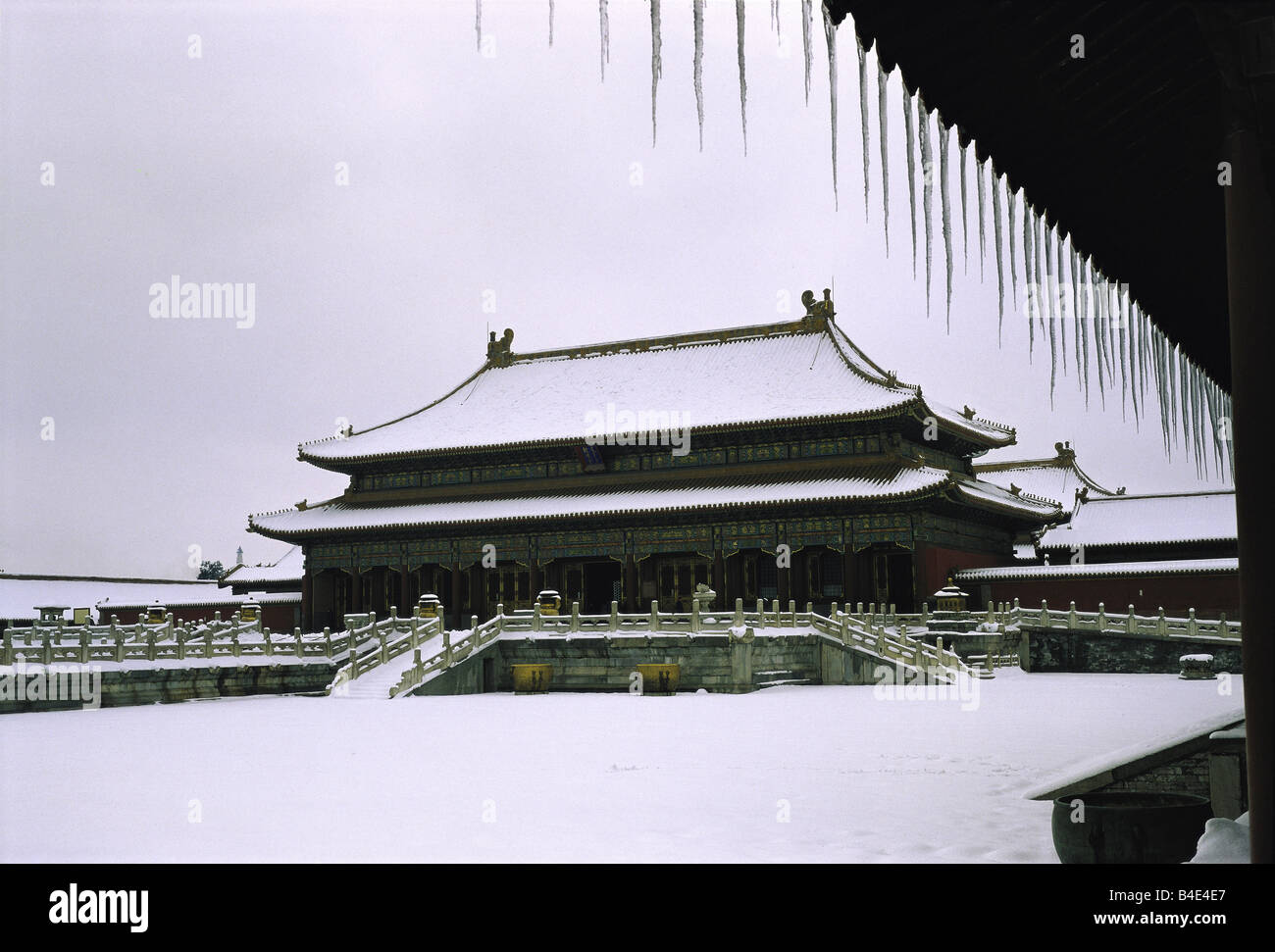 Snowscape In The Forbidden City,Beijing,China Stock Photo - Alamy