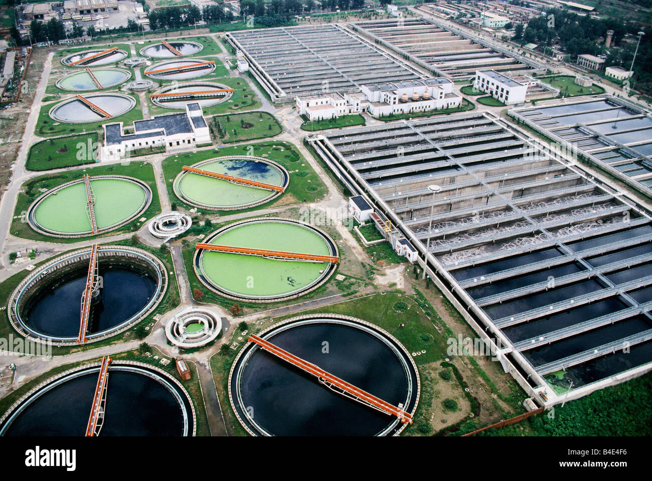 Wastewater Treatment Plant,Beijing,China Stock Photo - Alamy