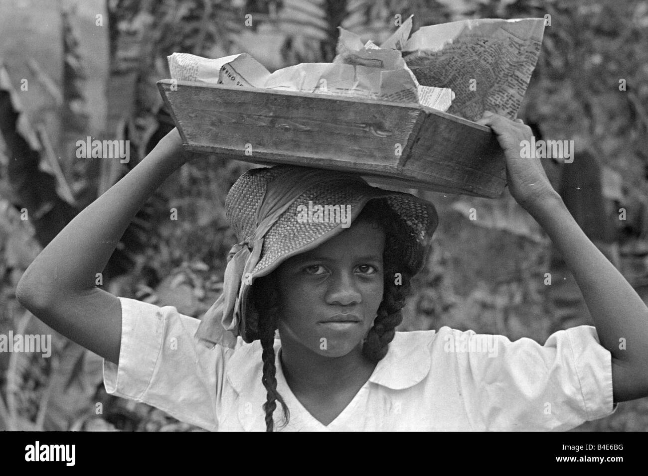 Trinidad and tobago woman Black and White Stock Photos & Images - Alamy