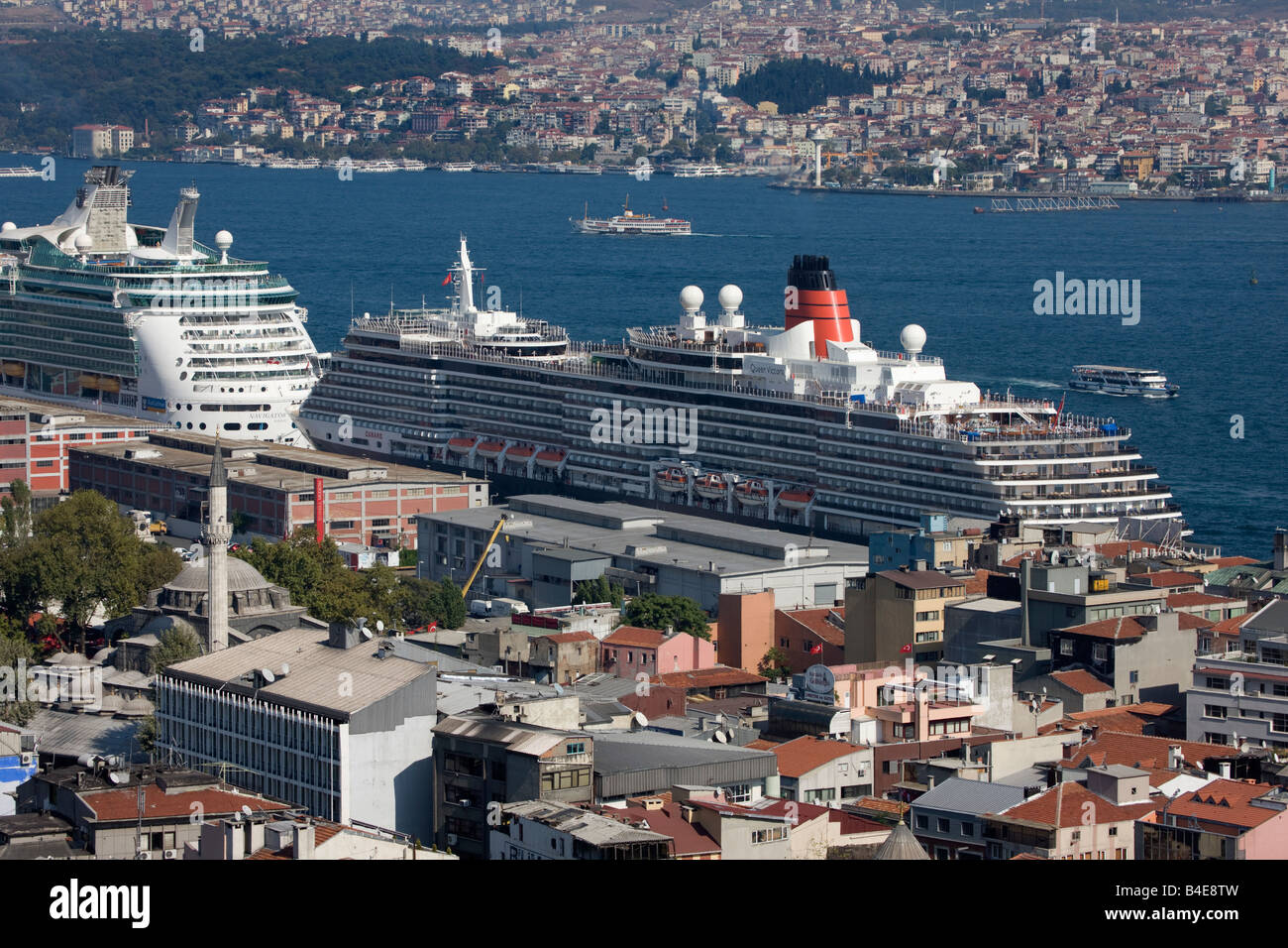 Cruise Ships Istanbul Turkey Stock Photo - Alamy
