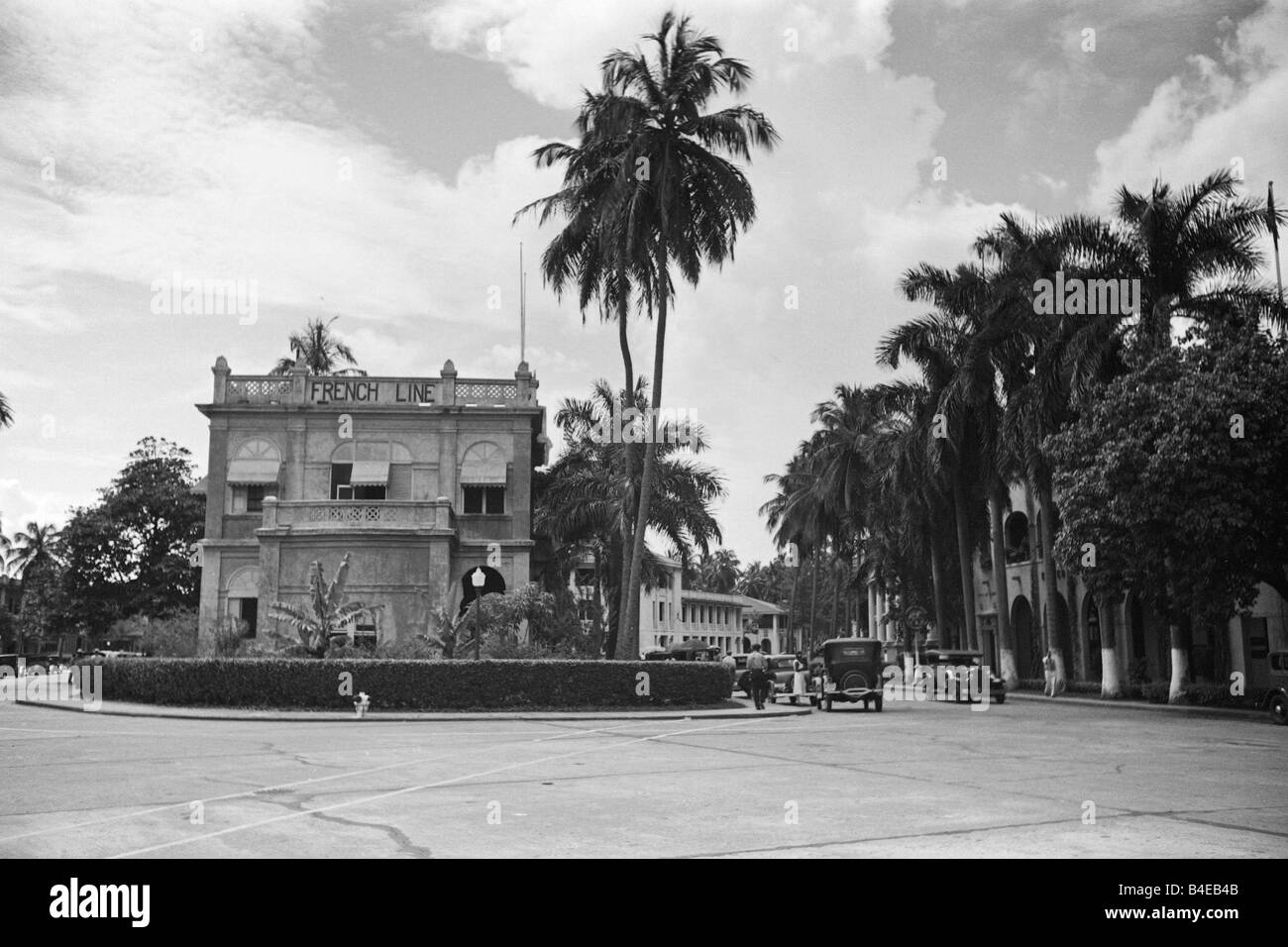 Colon panama street scene Black and White Stock Photos & Images - Alamy