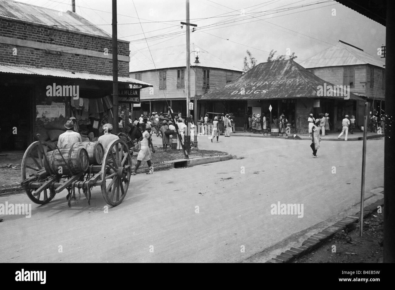 Jamaica kingston street scene hi-res stock photography and images - Alamy