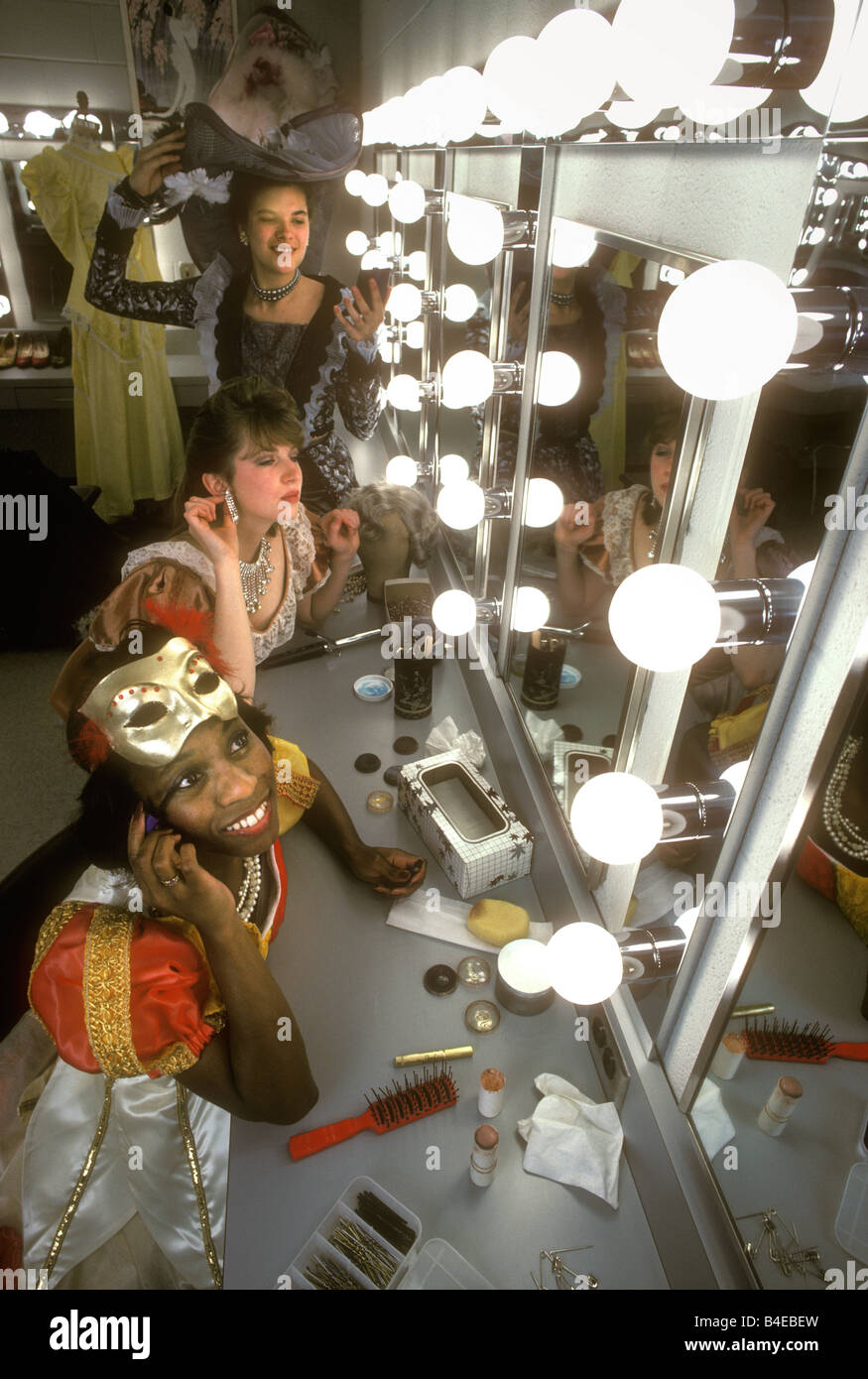 Students getting ready to perform Stock Photo - Alamy