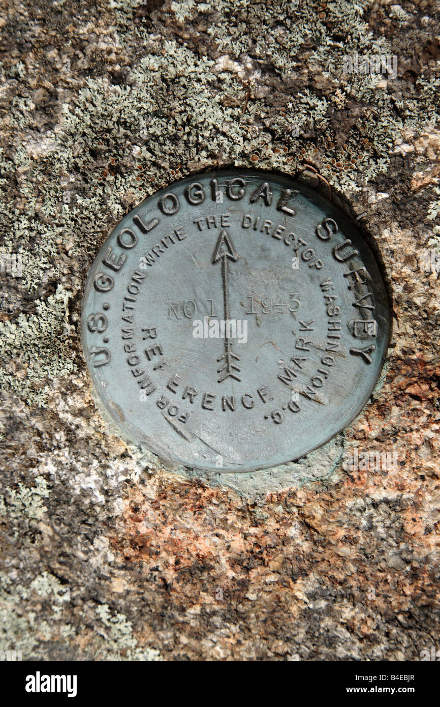 Us geological survey marker on hi-res stock photography and images - Alamy