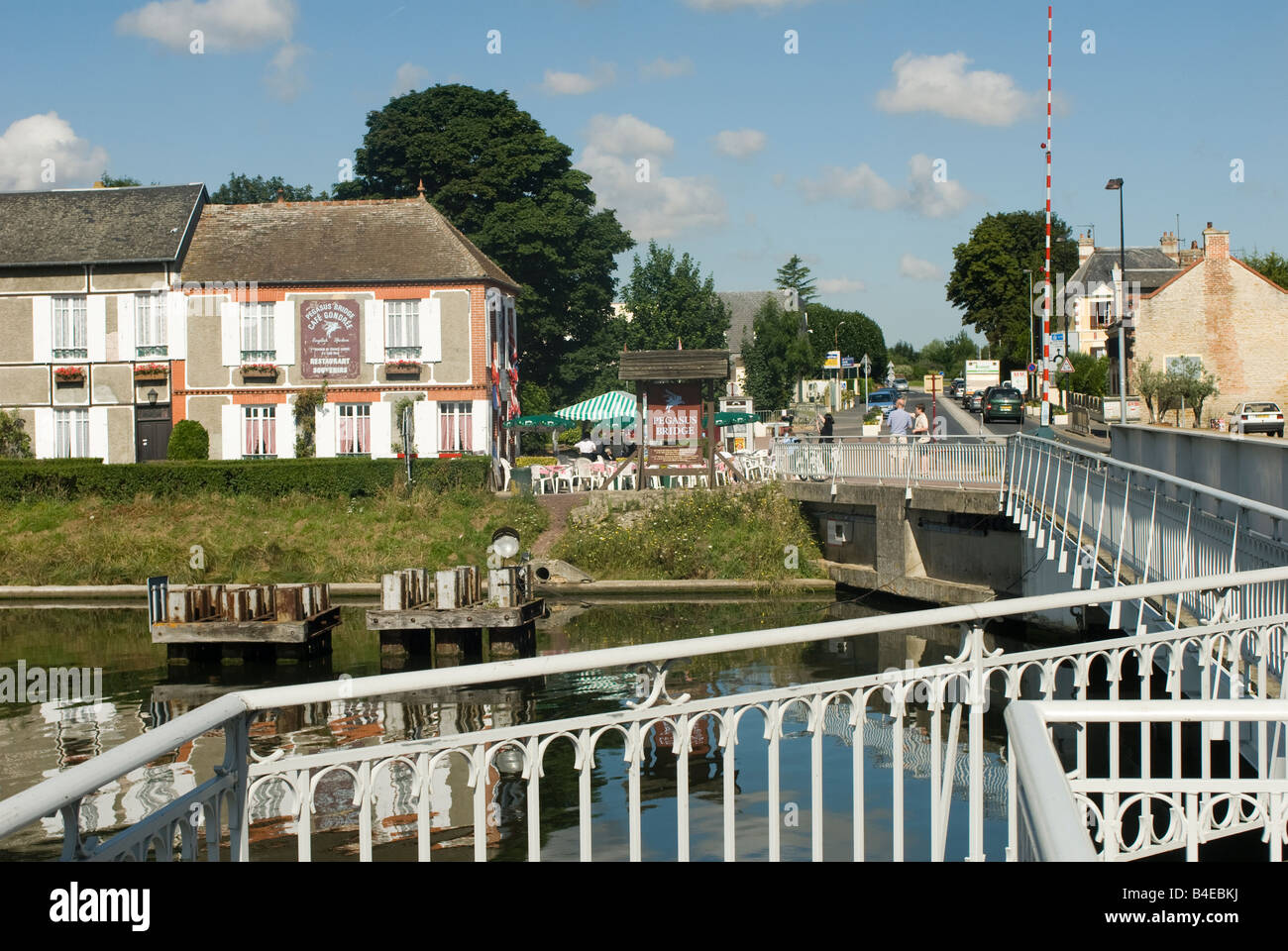 Pegasus Bridge over the Caen Canal near Ouistreham France Stock Photo ...
