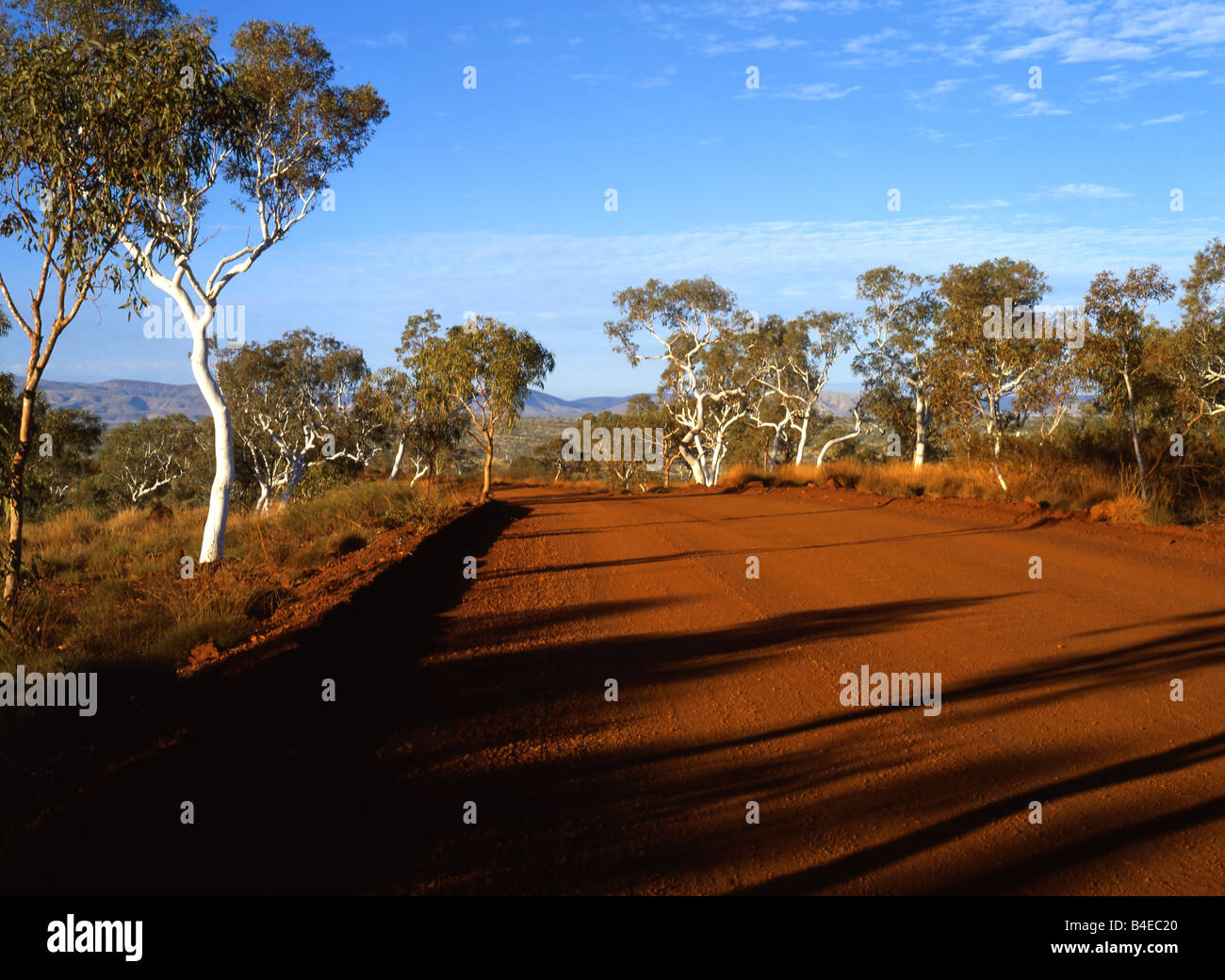 Red dirt gravel road, outback, Northwest Australia Stock Photo - Alamy