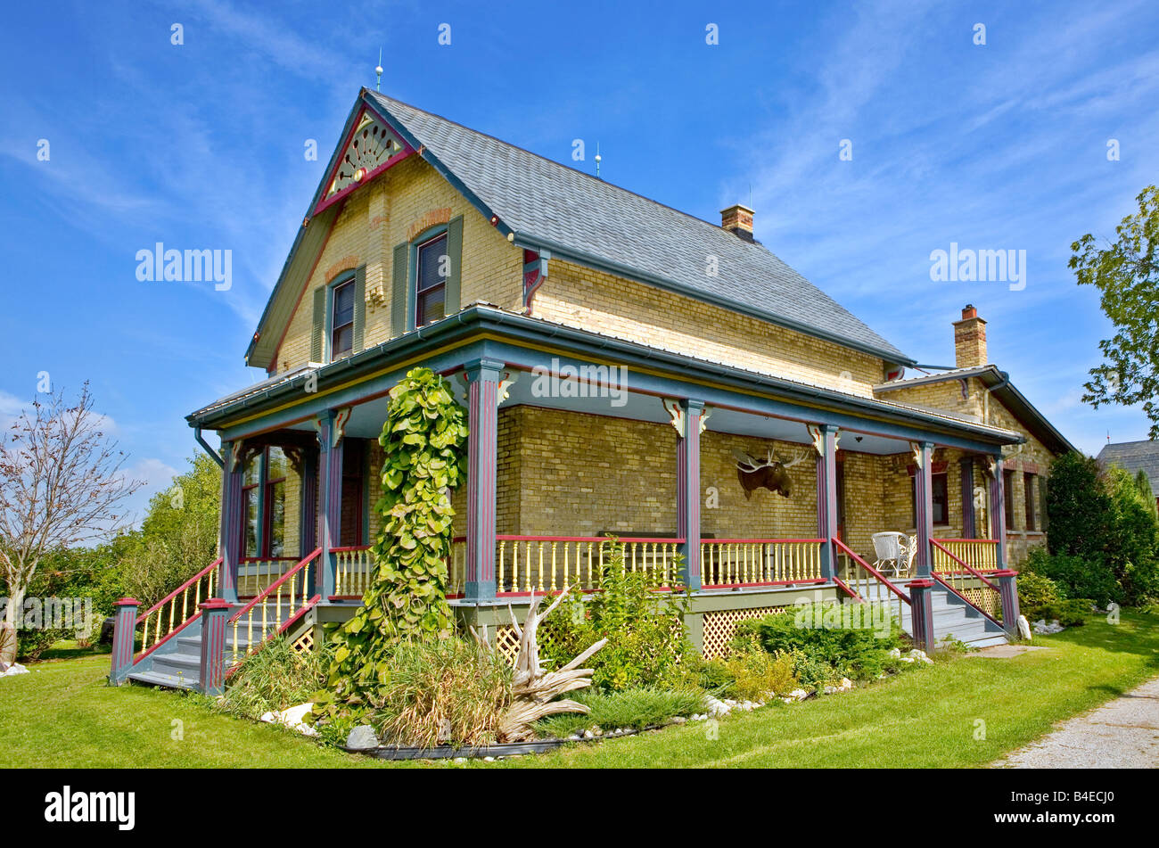 Mennonite Farm House, Aylmer, Ontario, Canada Stock Photo - Alamy