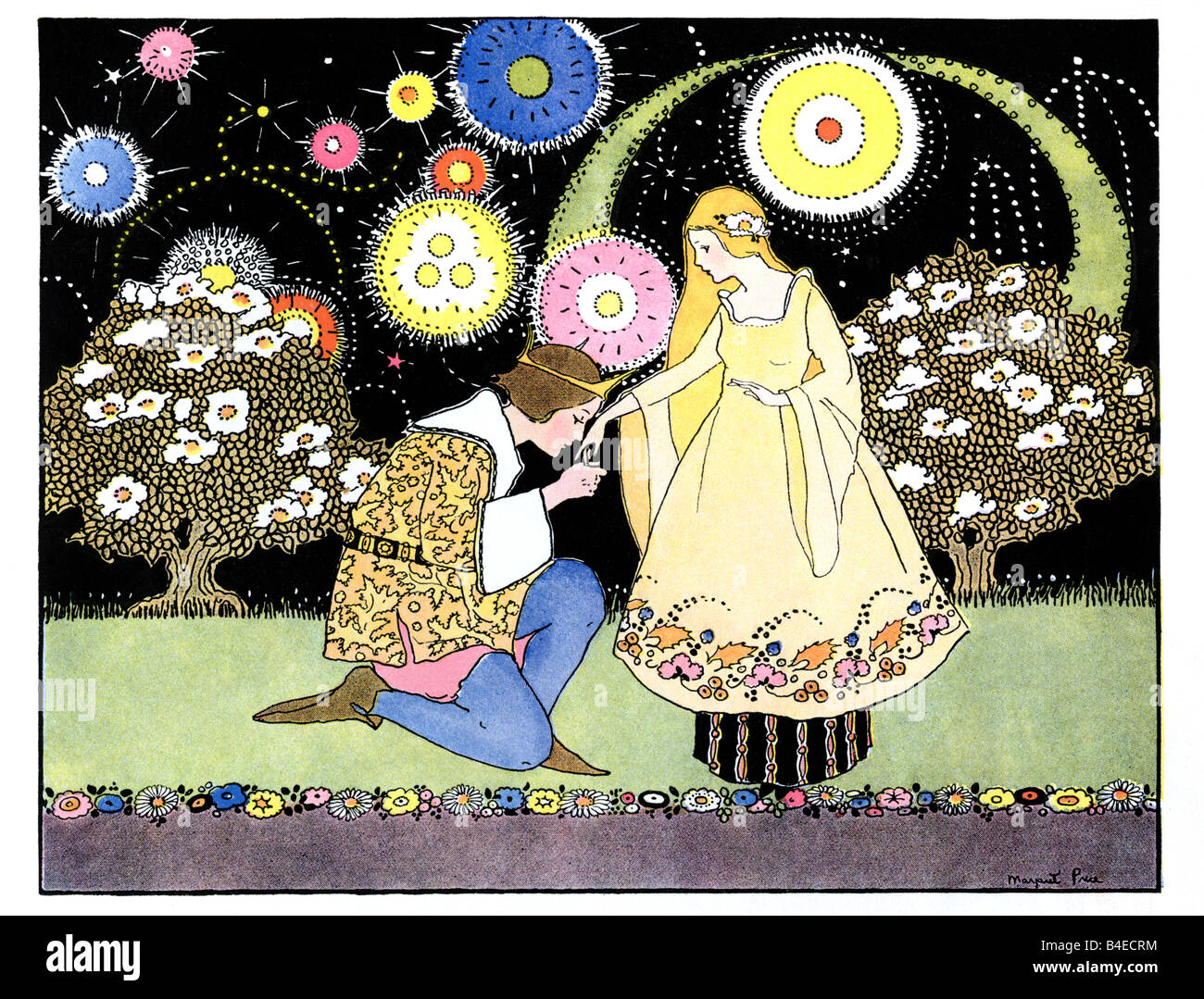 The Prince and the Princess Stock Photo - Alamy