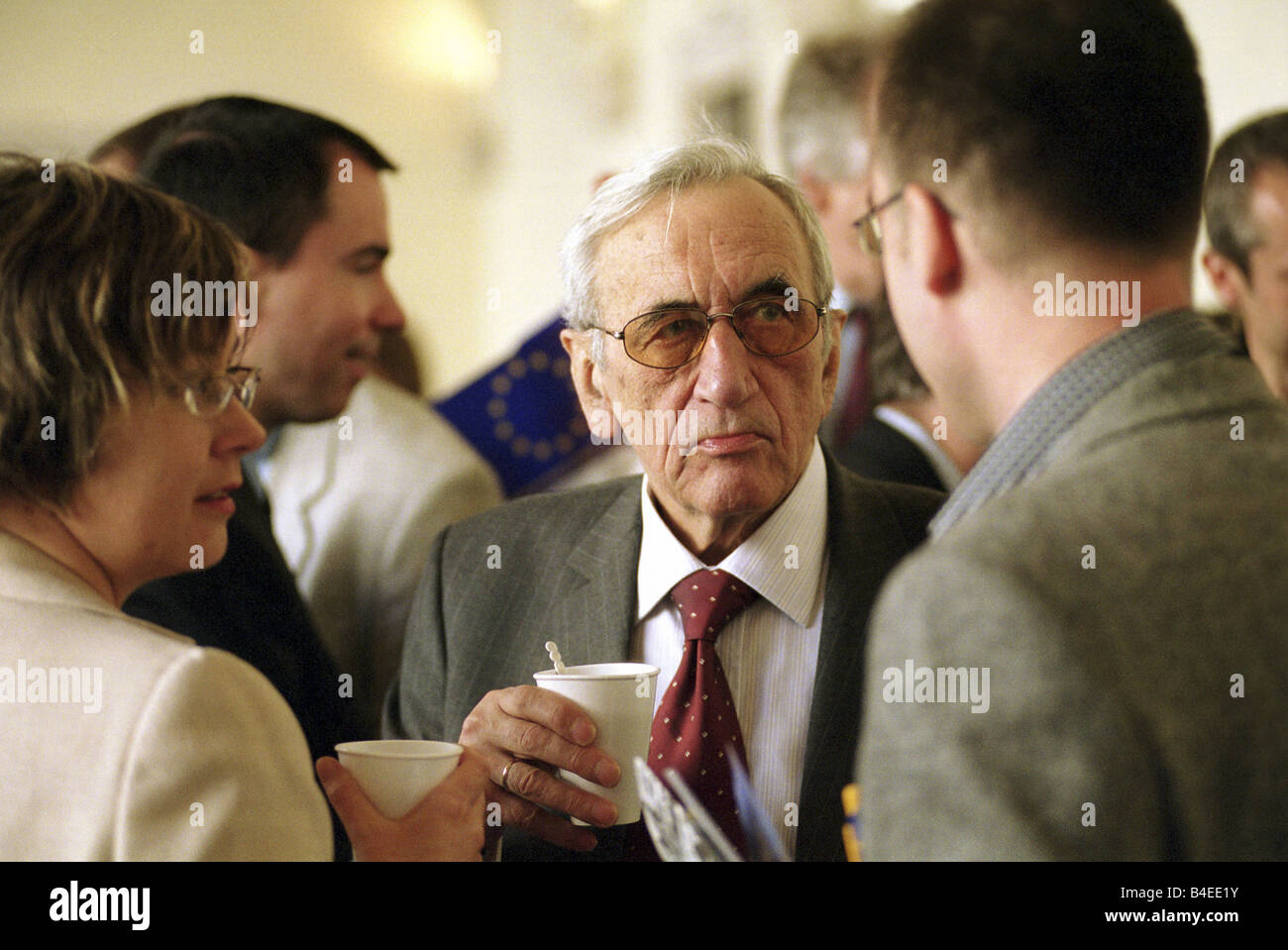 Tadeusz Mazowiecki, a Polish politician Stock Photo - Alamy