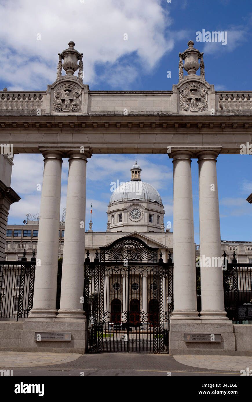 Government Building in Merrion street Dublin Ireland Stock Photo - Alamy