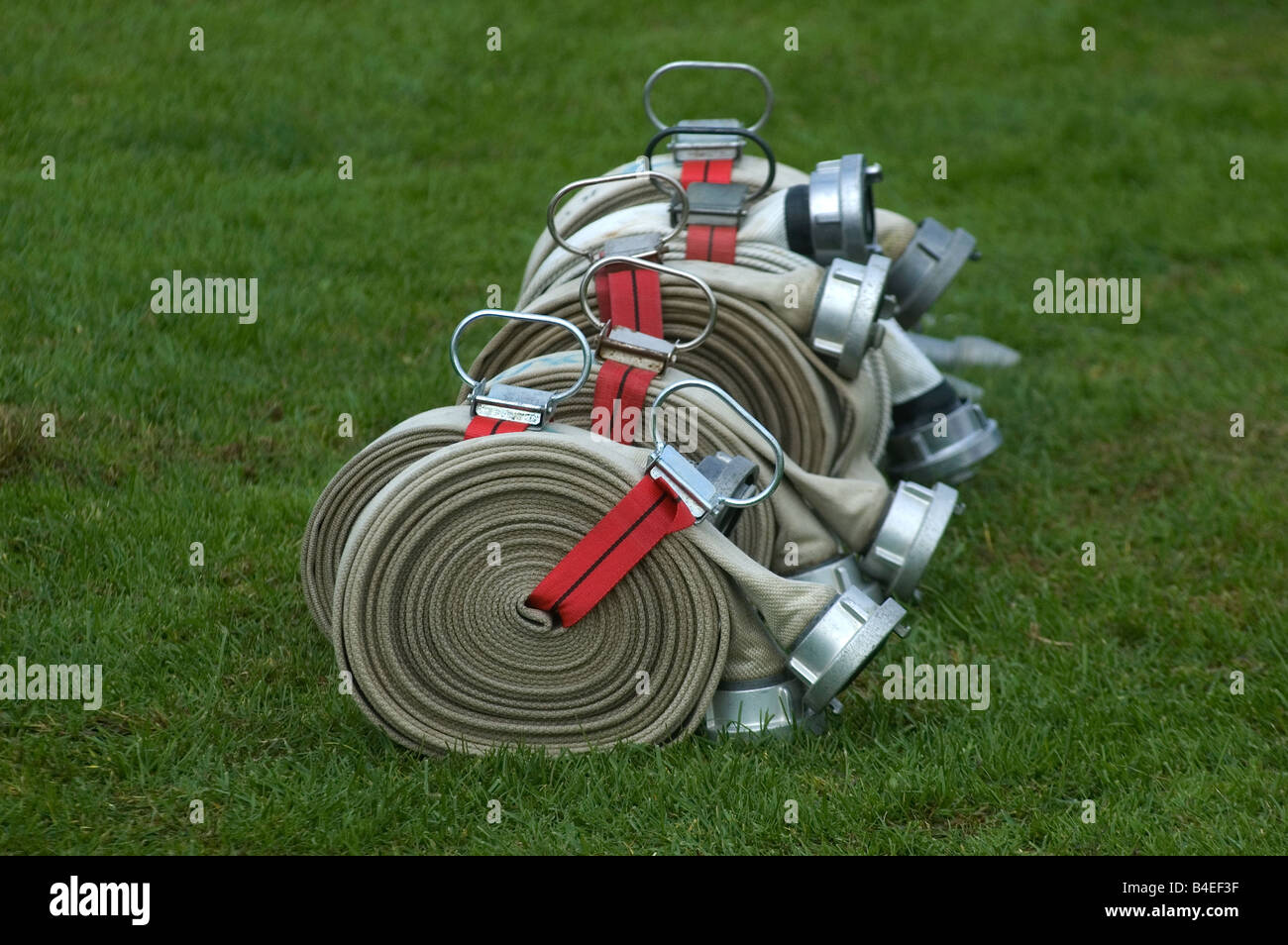 Fire fighting hose Stock Photo - Alamy