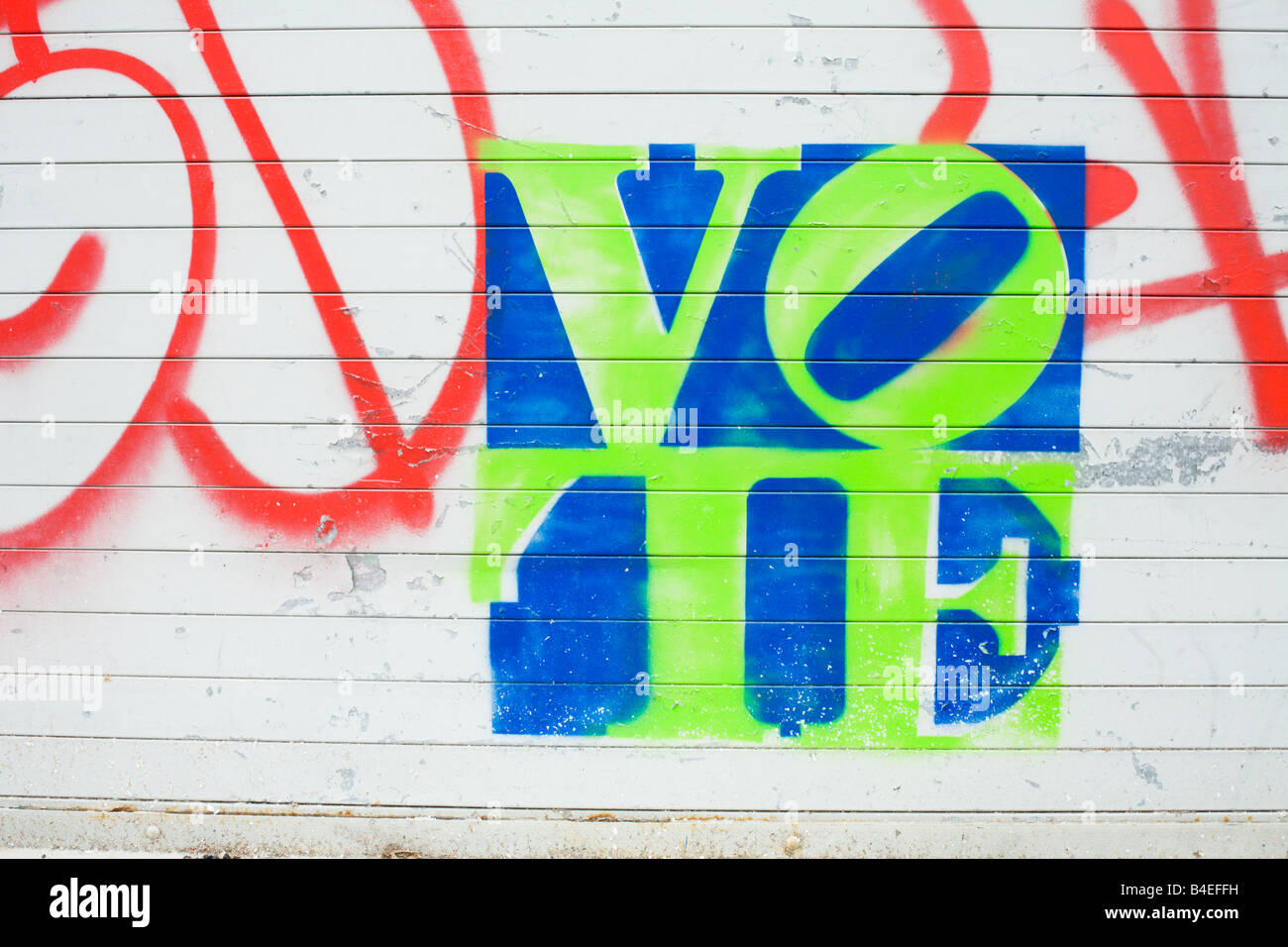 White power graffiti hi-res stock photography and images - Alamy