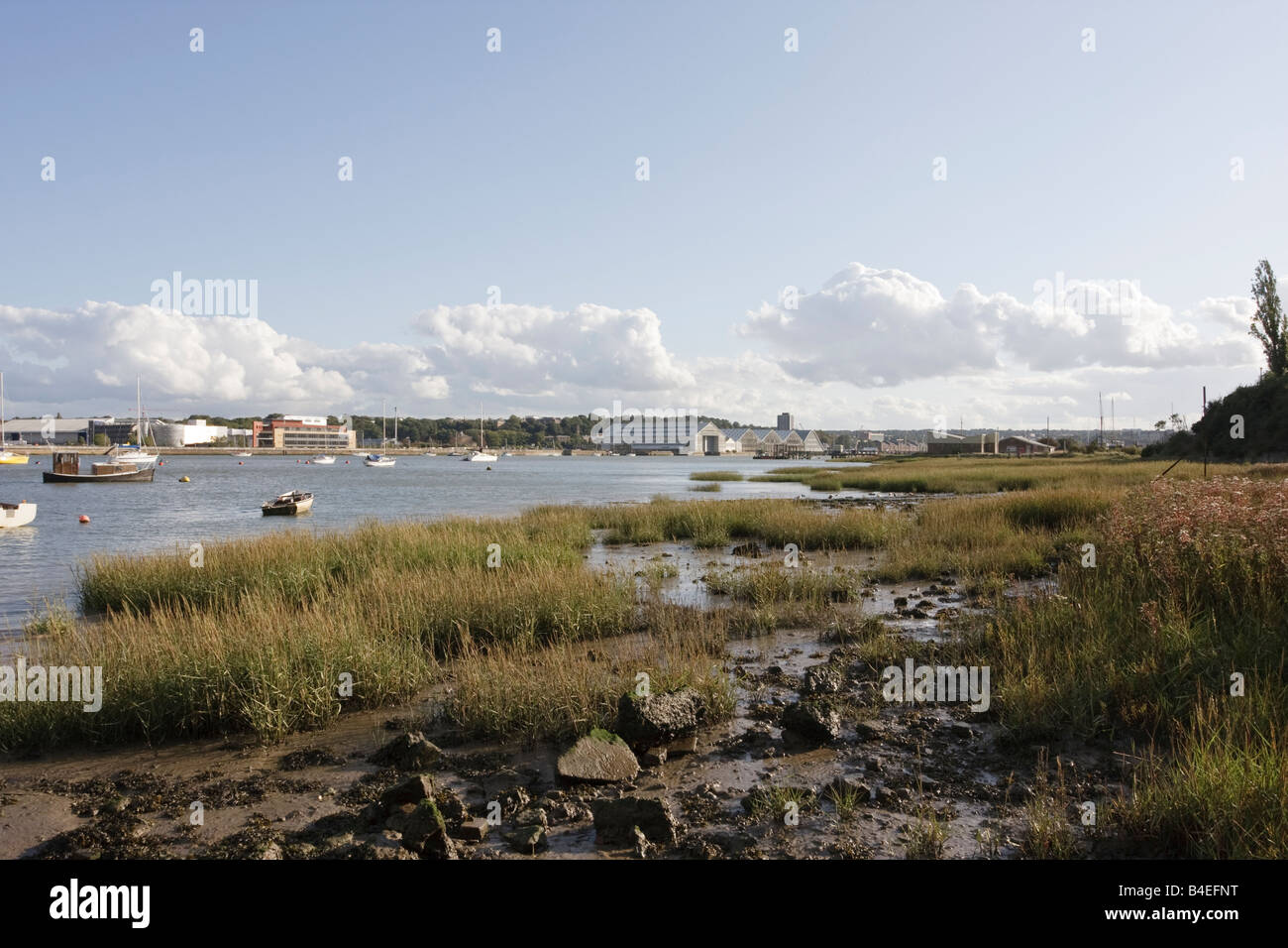 Chatham Seen from Upnor across the River Medway Stock Photo - Alamy