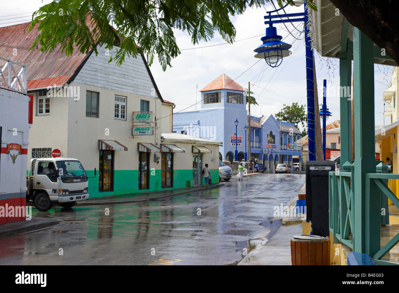 Barbados speightstown street scene hi-res stock photography and images ...