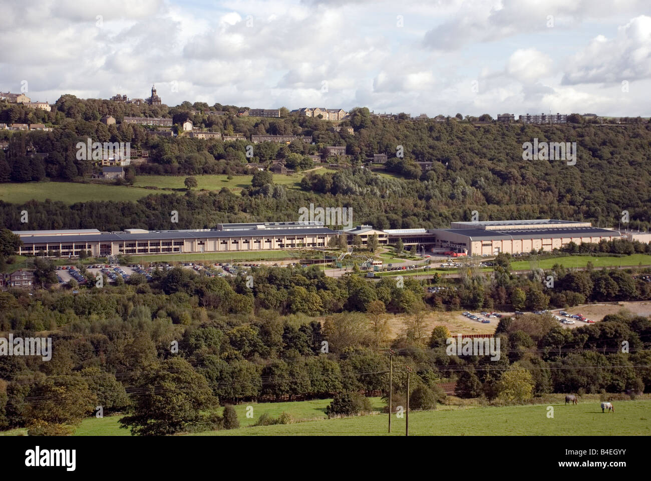 Halifax Bank (HBOS) Copley Data Centre, Halifax, West Yorkshire Stock ...
