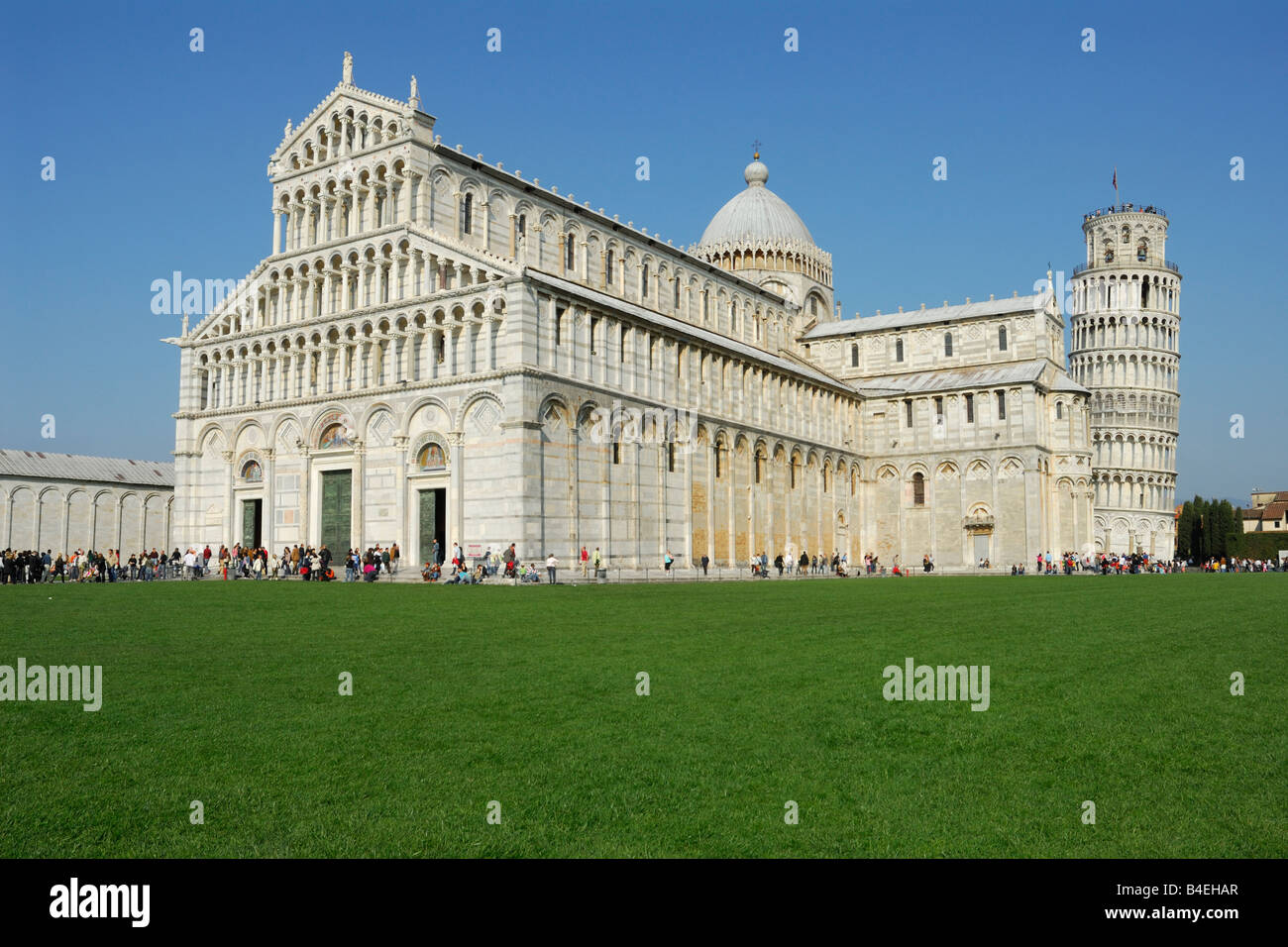 Pisa Italy The Duomo Leaning Tower Stock Photo - Alamy