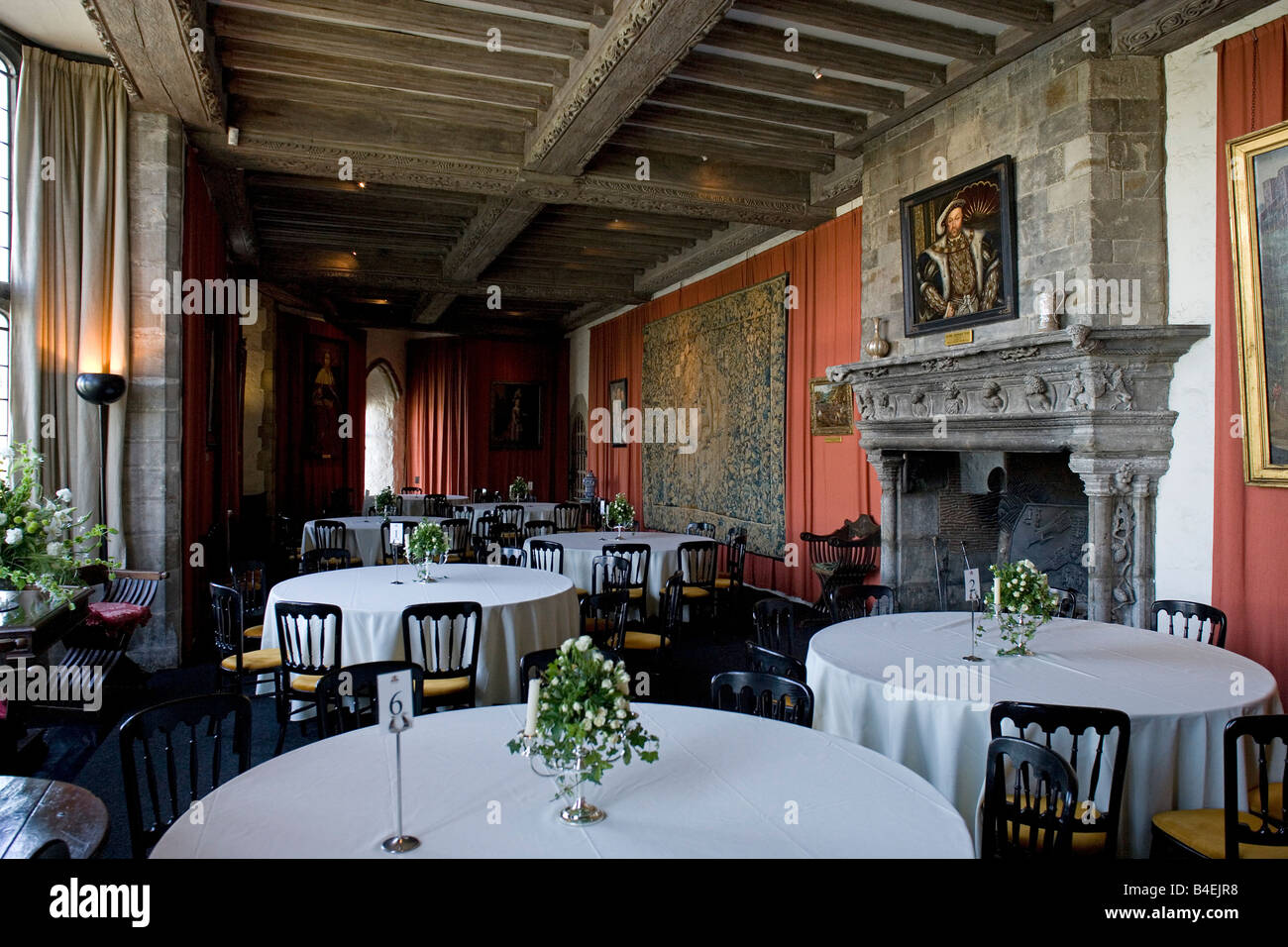 Leeds Castle 13th century roman style Victorian pastiche restored in ...