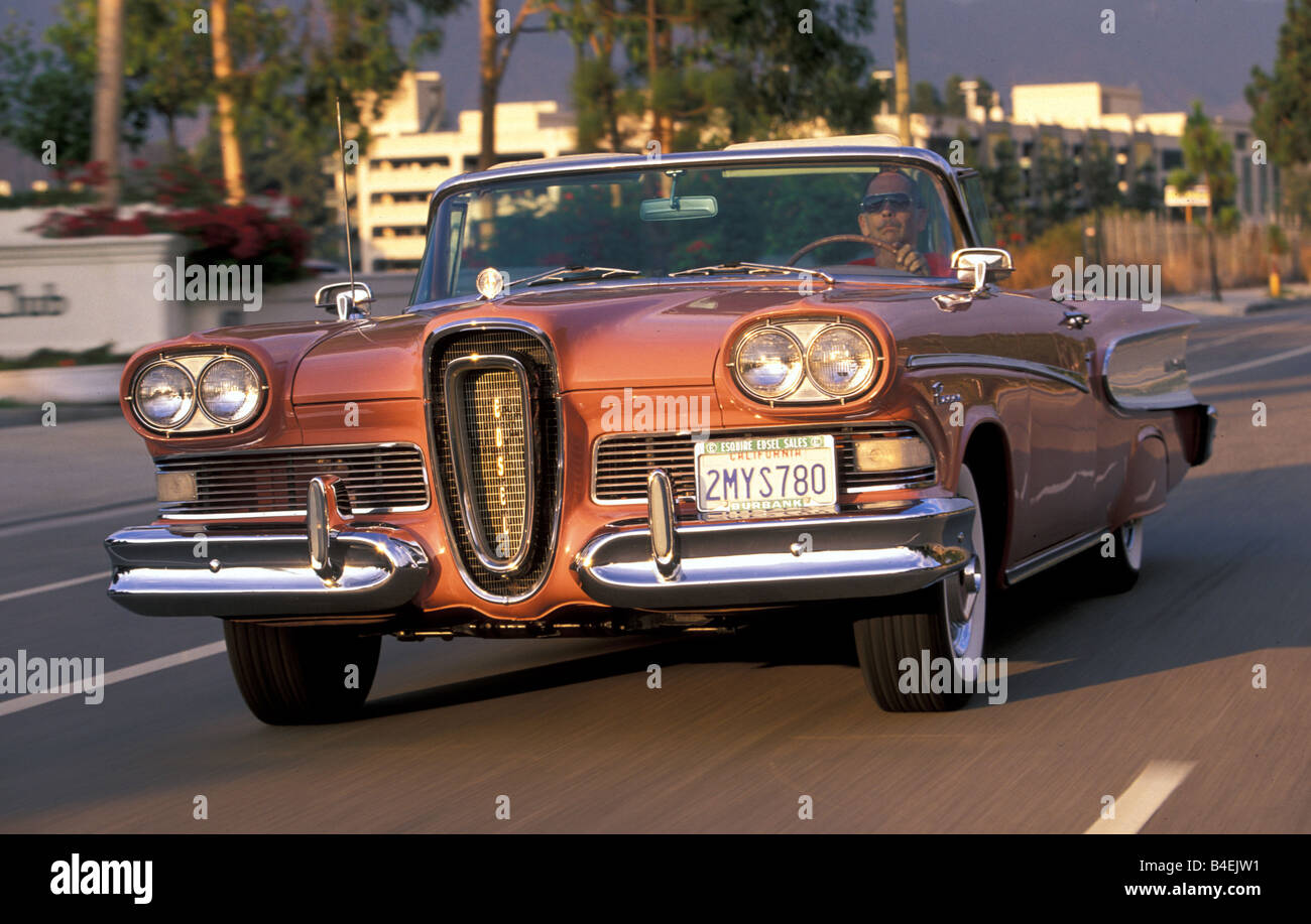 Car, Ford Edsel Pacer convertible, model year 1957, 1950s, fifties ...