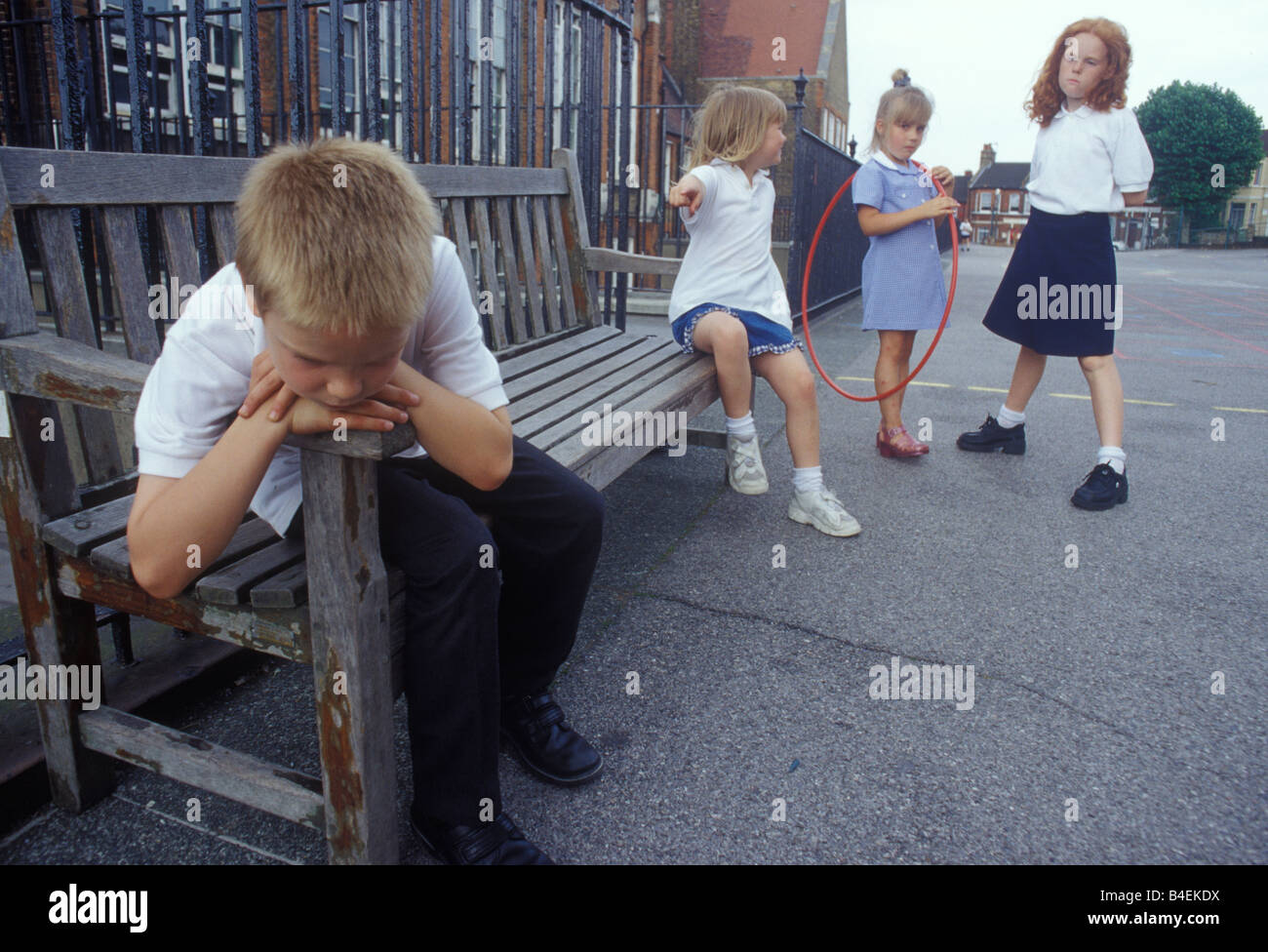 Kids whispering playground hi-res stock photography and images - Alamy