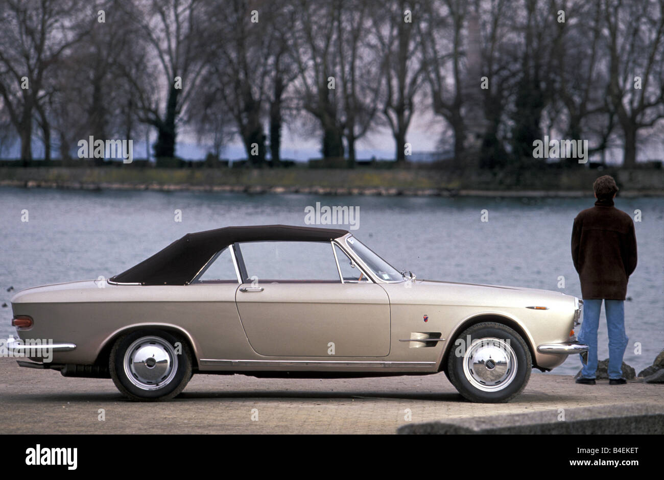 Car, Fiat 2300 S convertible, vintage car, 1960s, sixties, convertible ...