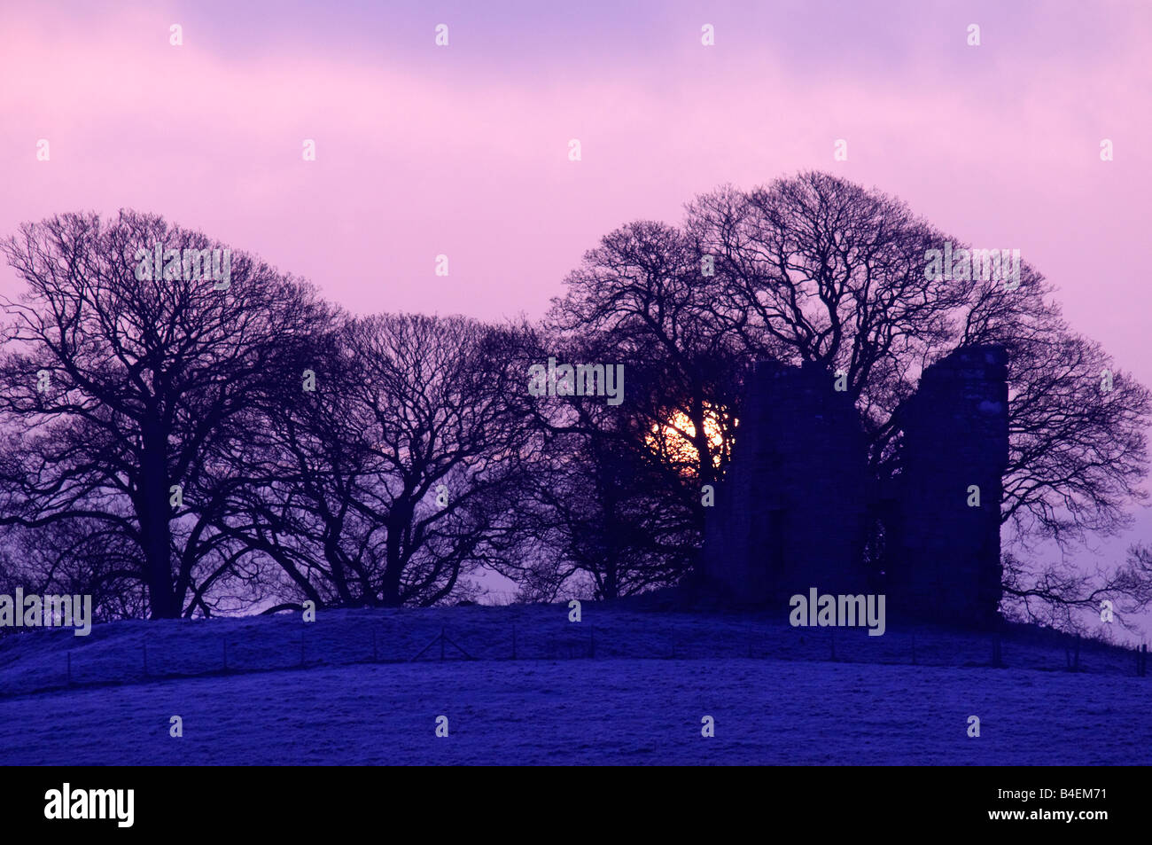 Greenhalgh Castle Garstang Lancashire Stock Photo - Alamy