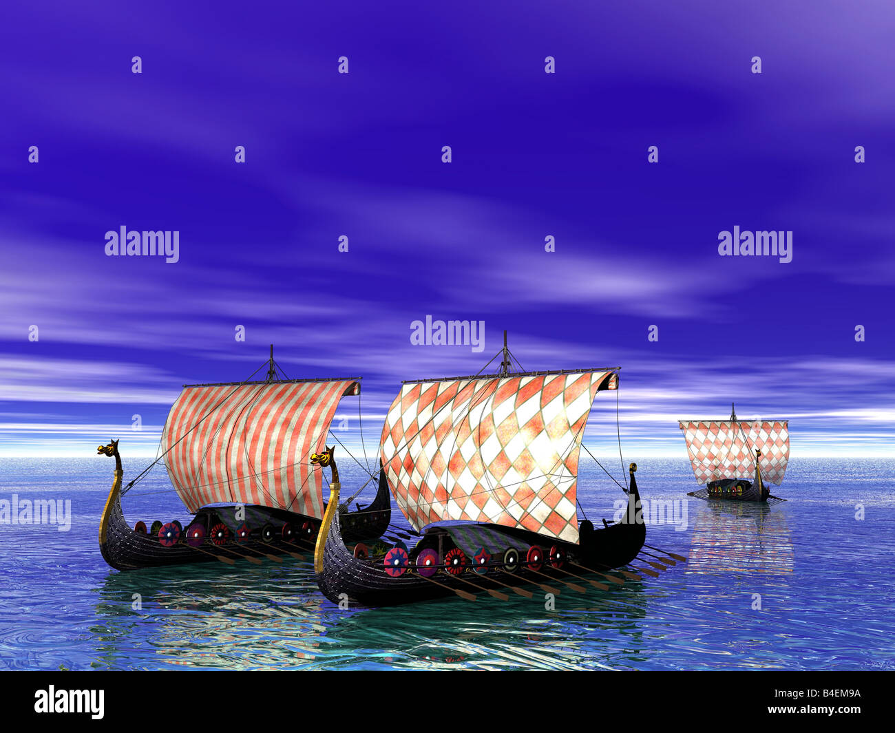 Viking ship dragon hi-res stock photography and images - Alamy