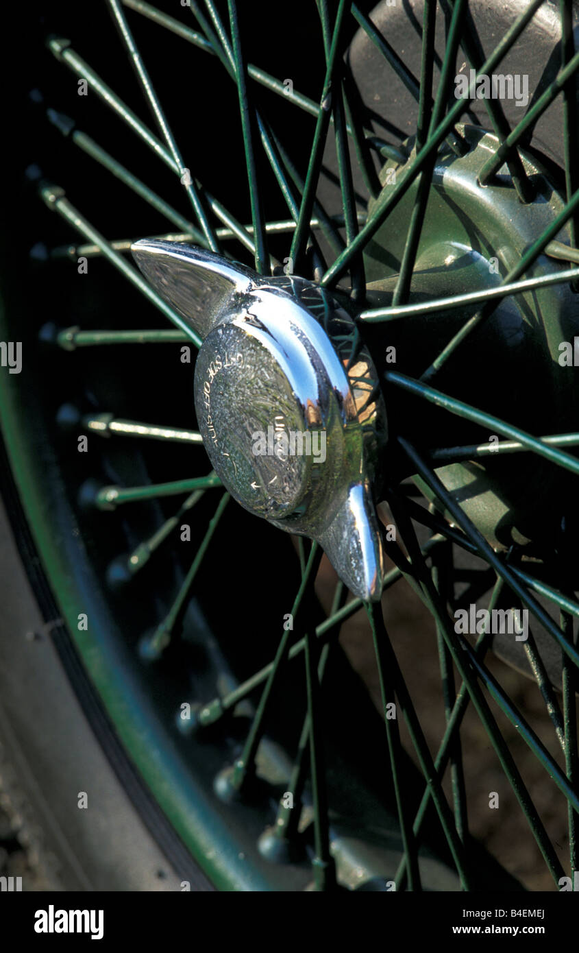 Car, Singer, vintage car, approx. model year 1933, Roadster, white ...