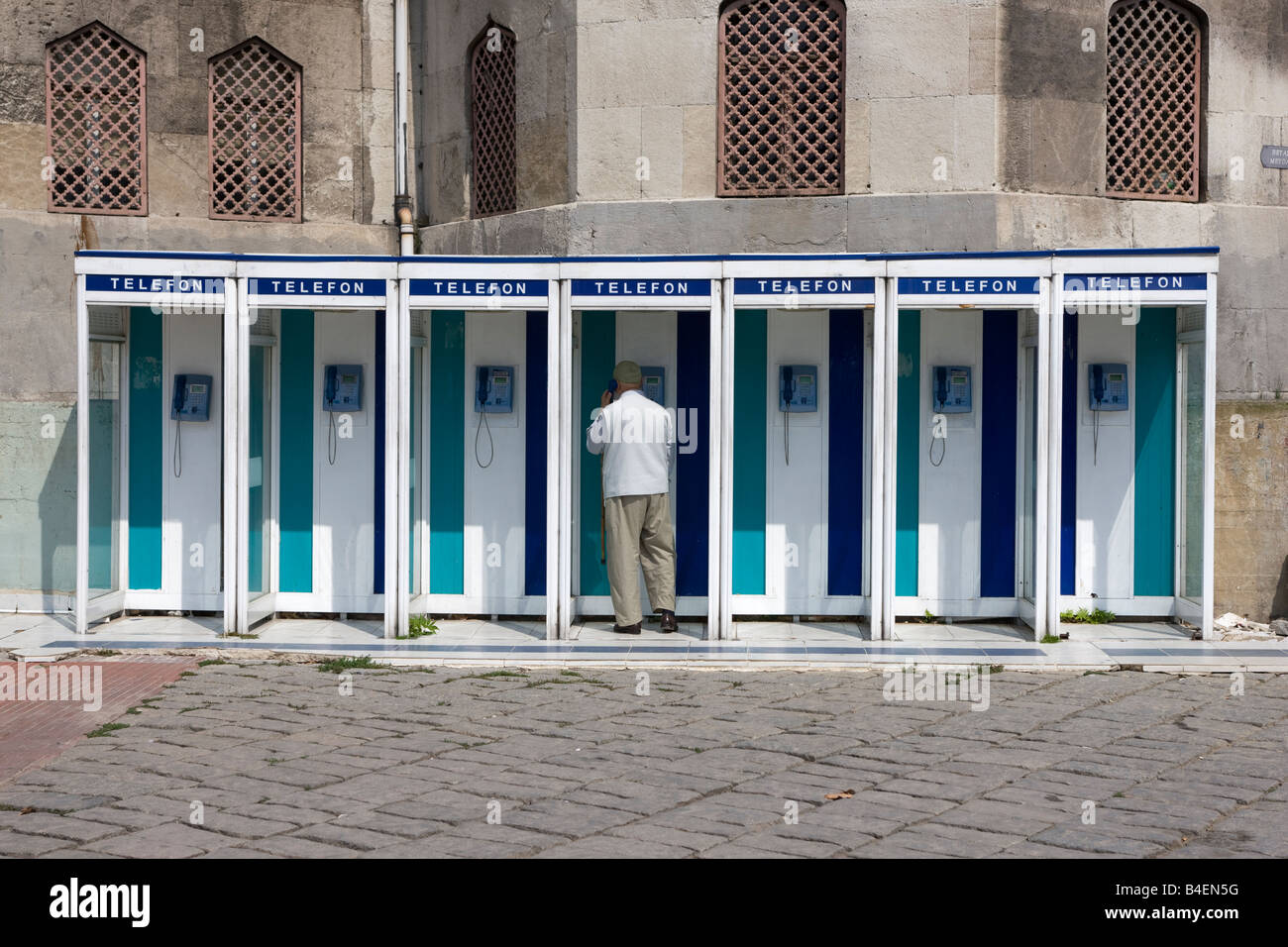 Public Phones Istanbul Turkey Stock Photo - Alamy