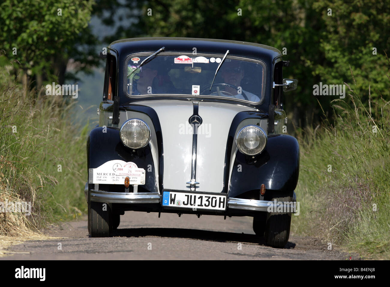 Car, Mercedes 130, vintage car, 1930s, thirties, sedan, driving ...